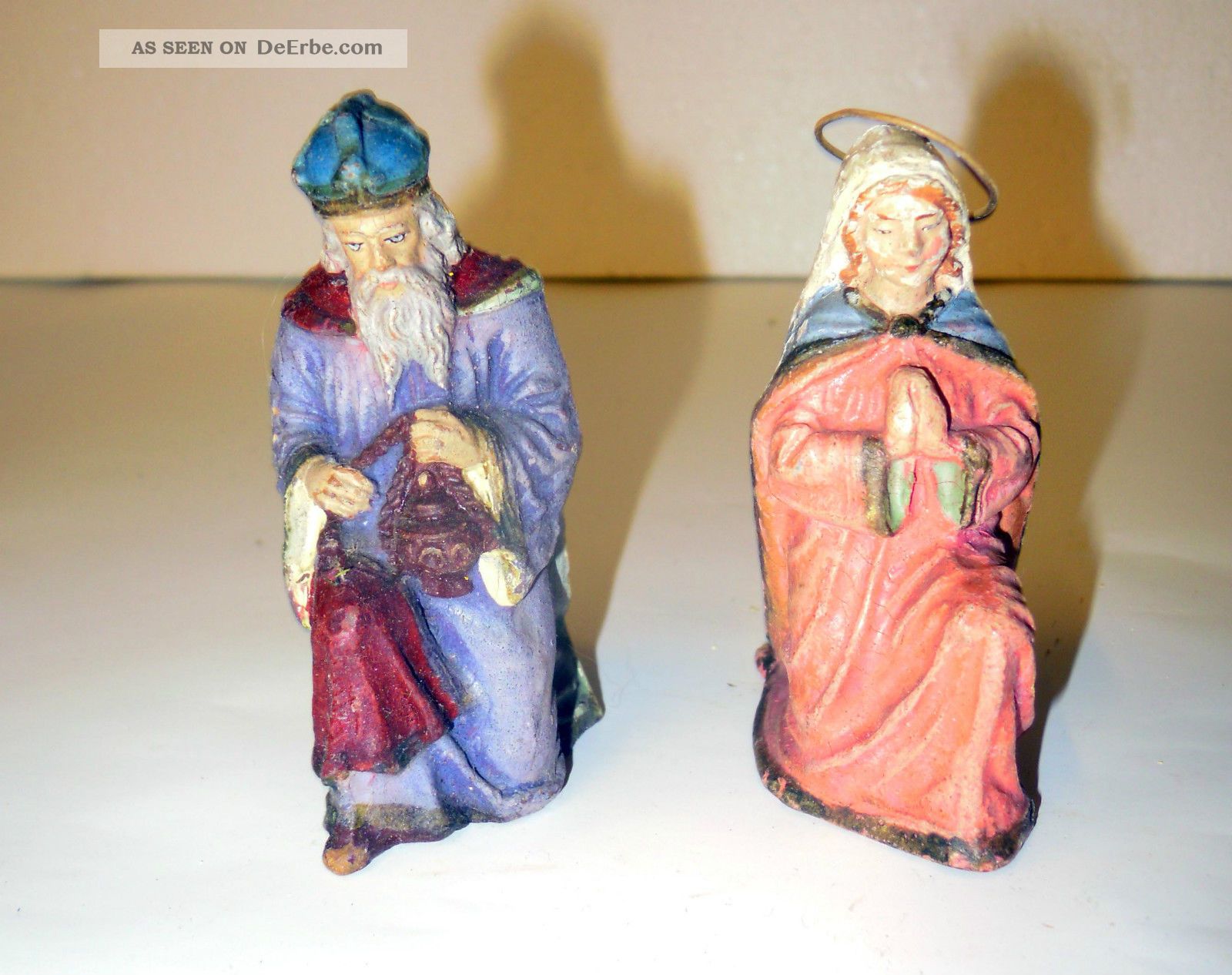 Weihnachtskrippe Massefiguren Elastolinfiguren Krippenfiguren