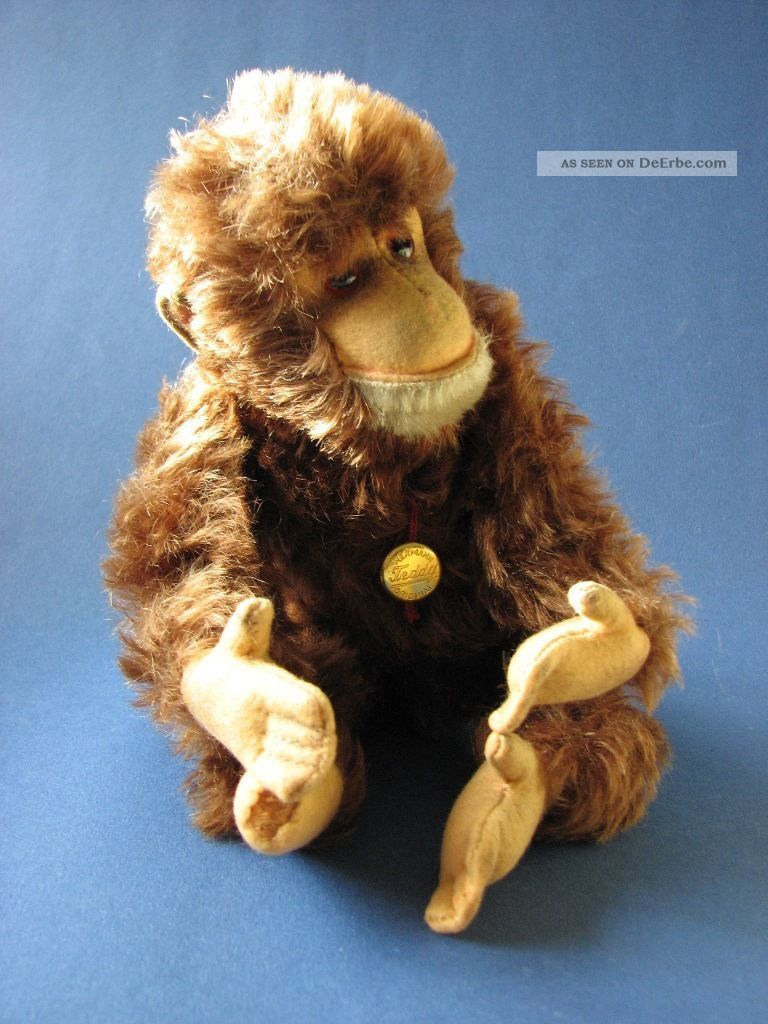 Teddy Hermann Affe Schimpanse Mit Druckstimme