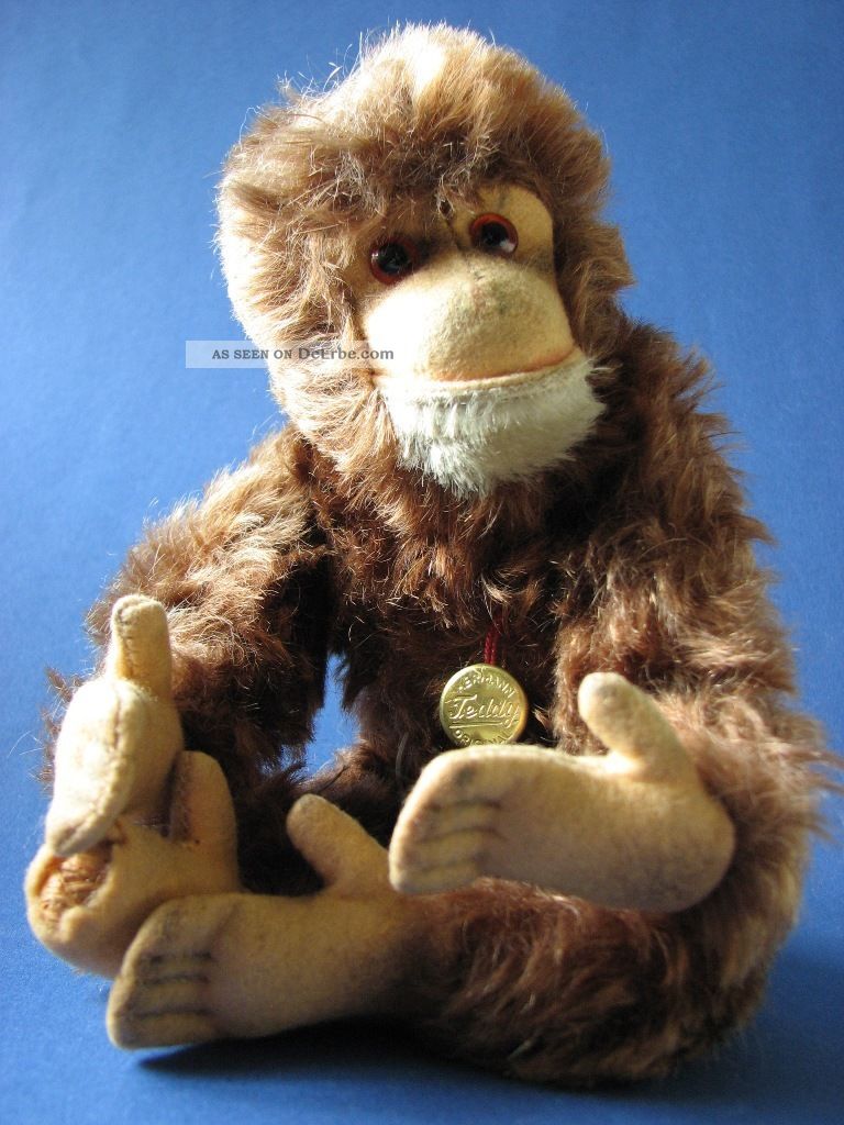 Teddy Hermann Affe Schimpanse Mit Druckstimme