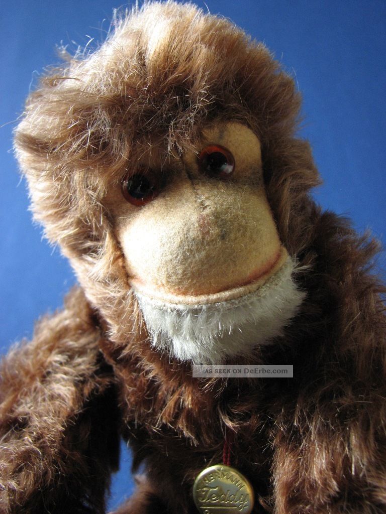 Teddy Hermann Affe Schimpanse Mit Druckstimme