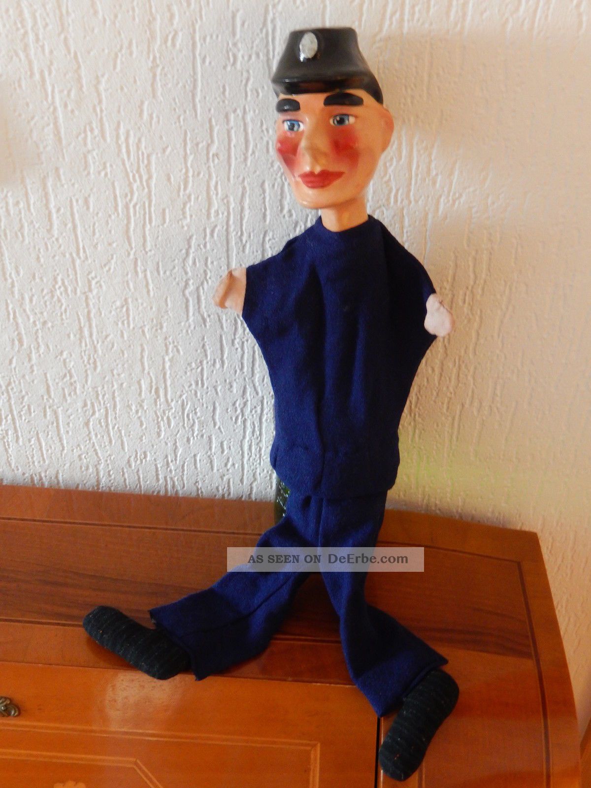 Hand - Puppe Kasperle Kasperpuppe Schutzmann Polizist Kaspertheater ...