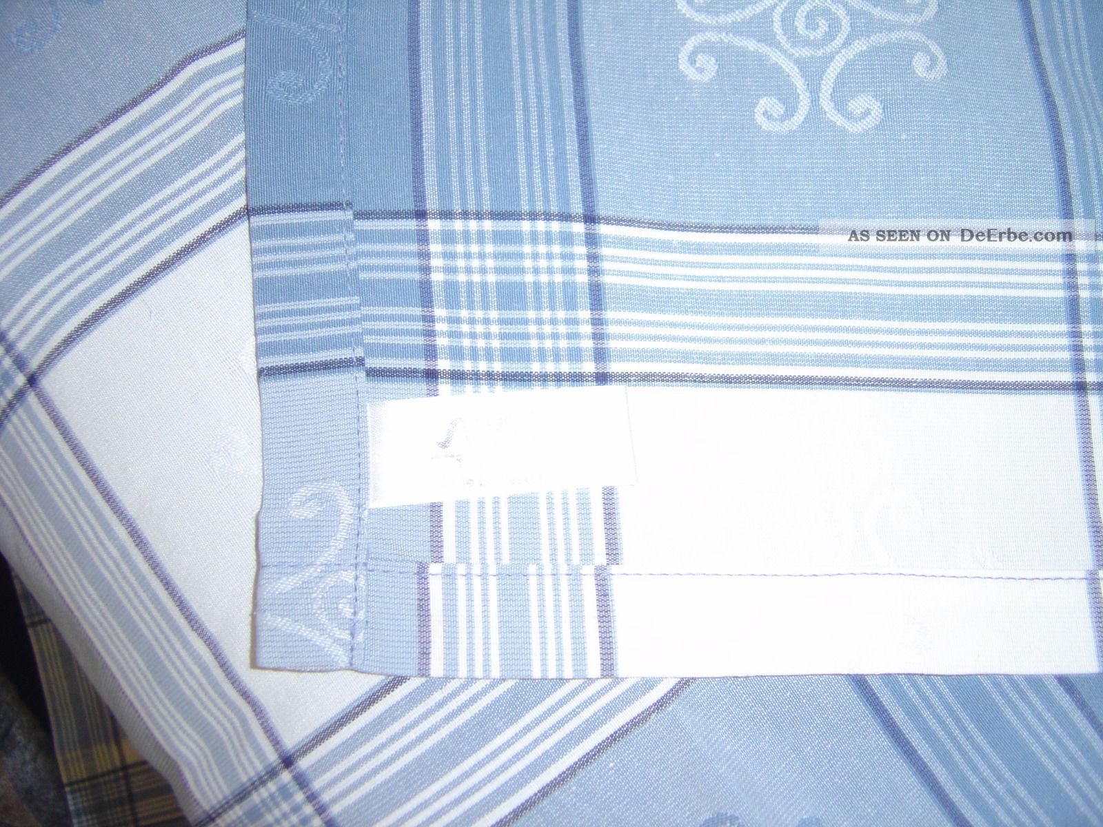 Tischläufer Von Der Marke Sander Farben In Unterschiedlichen Blautönen