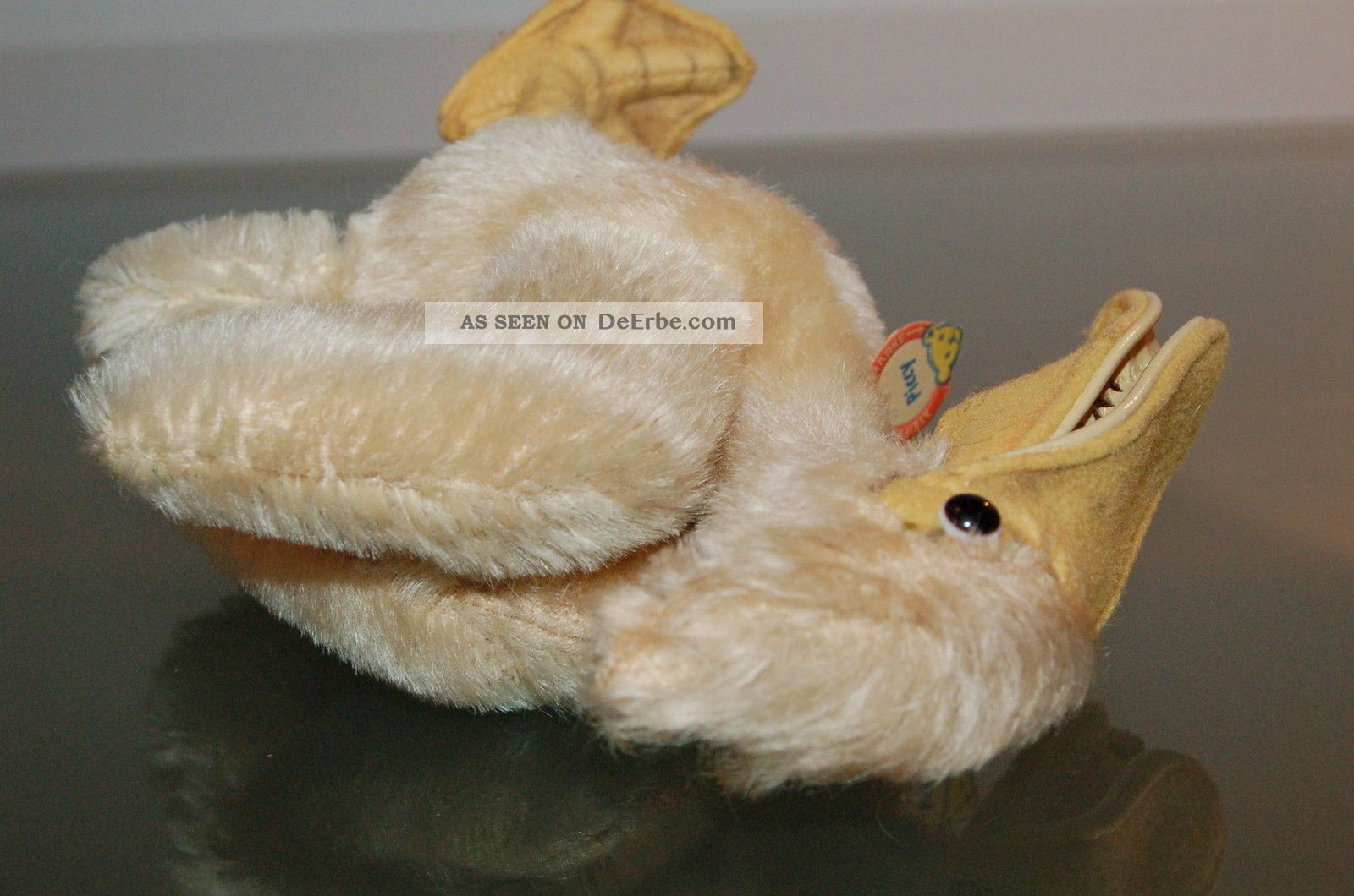 Steiff Pelikan Piccy Mit Schild Nr. 1317/00 50er/60er Jahre