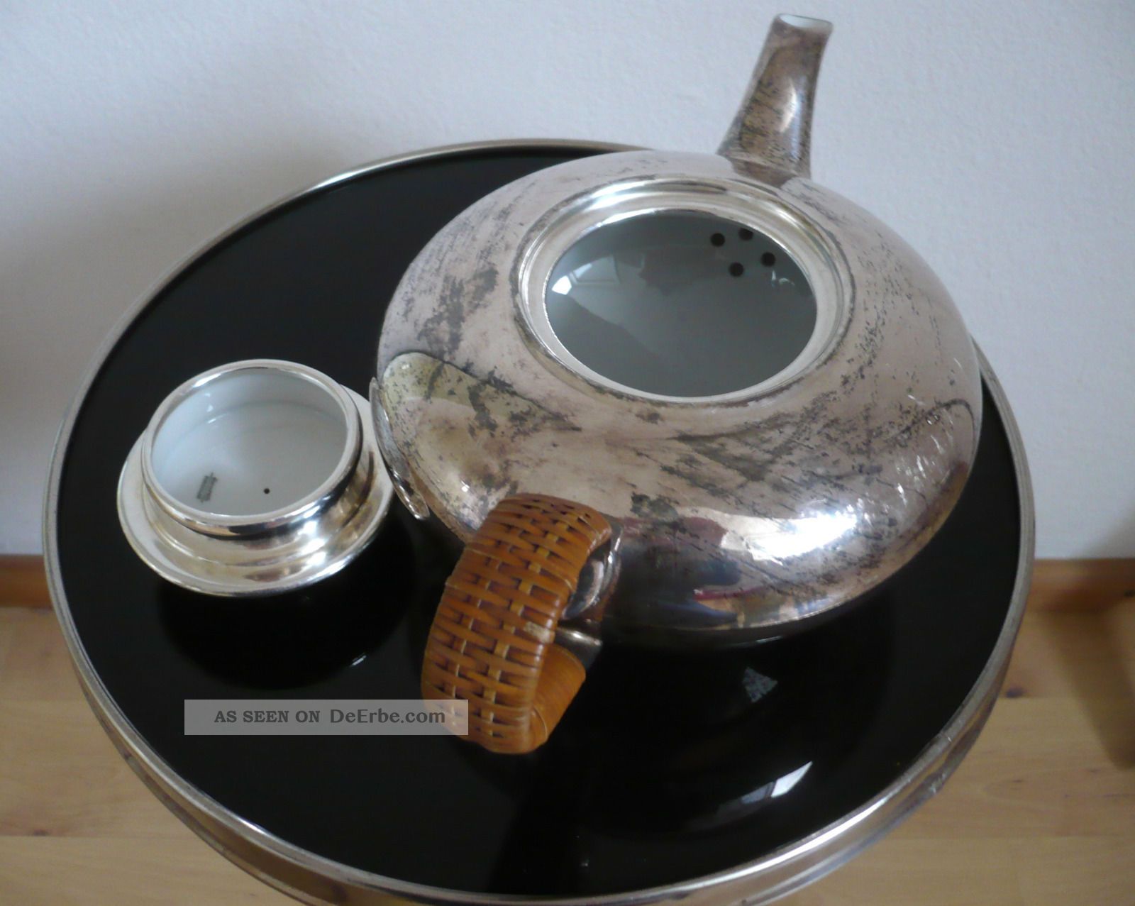 Wmf Teekanne – Heinrichs Porzellan – Versilbert? – 1, 1 Liter