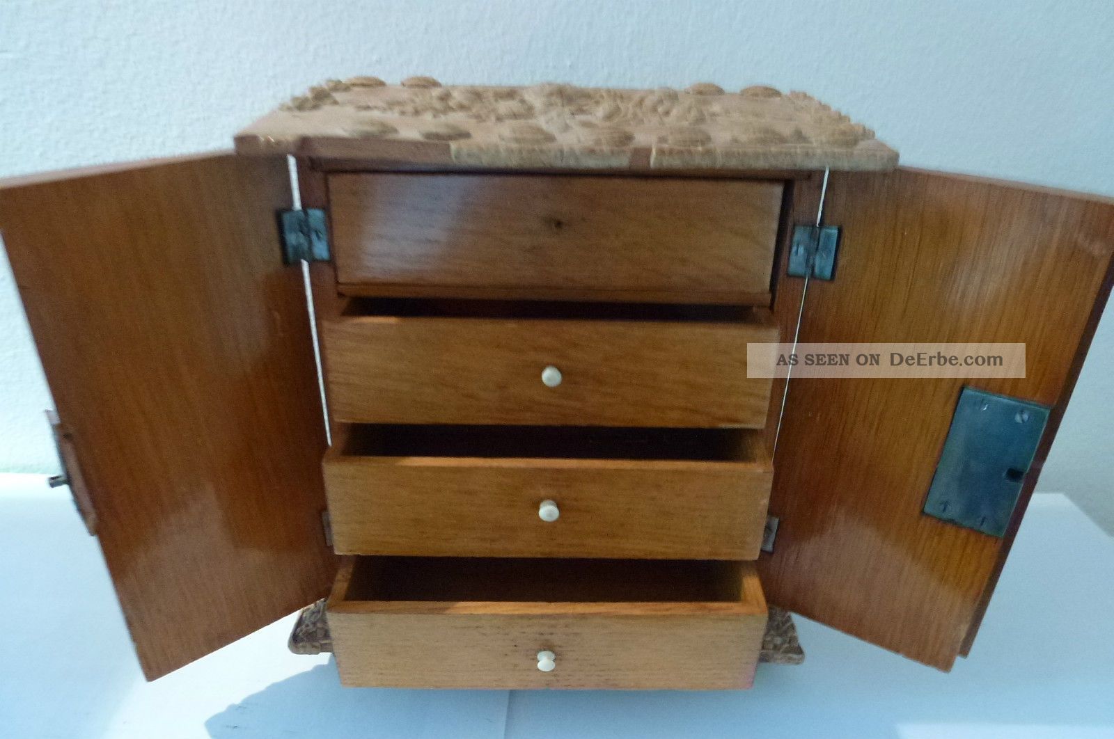 Top Seltenheit Jugendstil Art Nouveau Meisterarbeit Kasten Mini ...