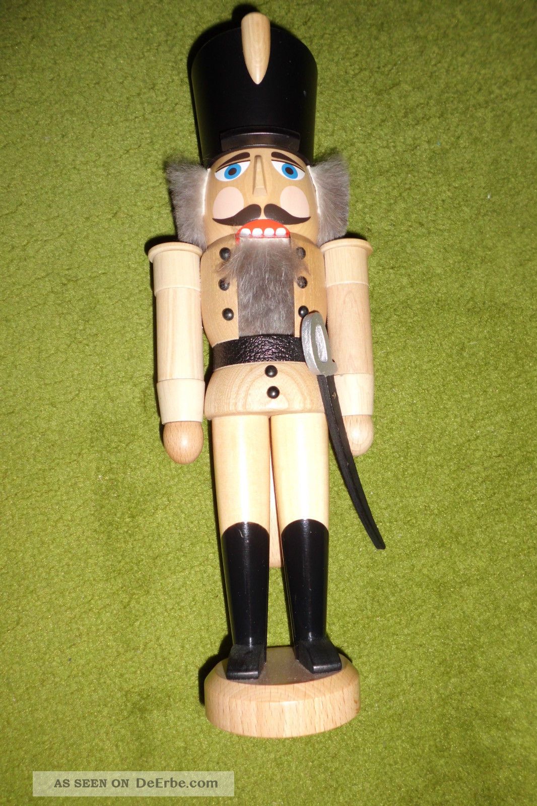 Nussknacker - Figur, Erzgebirge, Seiffener Volkskunst, 27 Cm Hoch, Soldat,