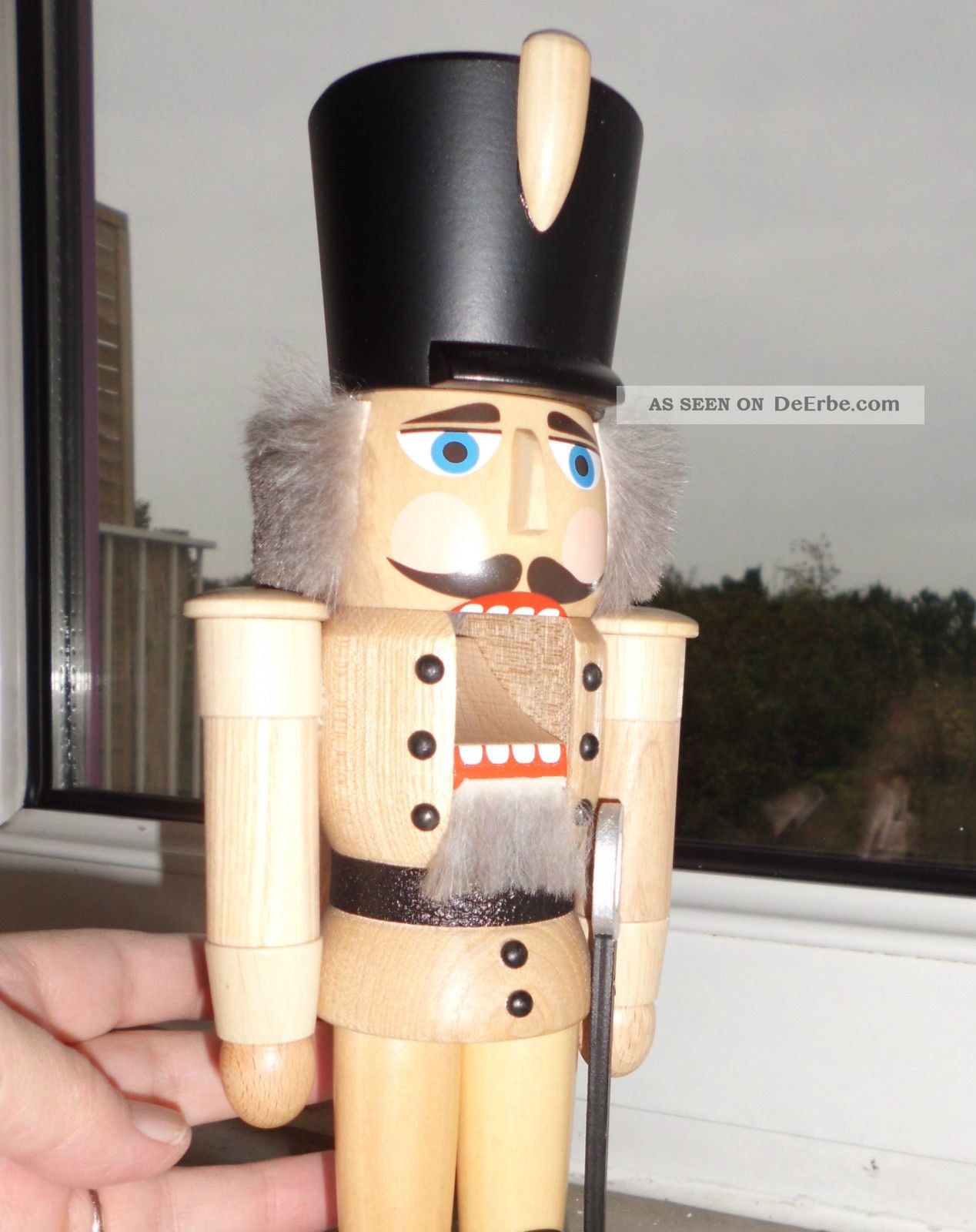 Nussknacker - Figur, Erzgebirge, Seiffener Volkskunst, 27 Cm Hoch, Soldat,