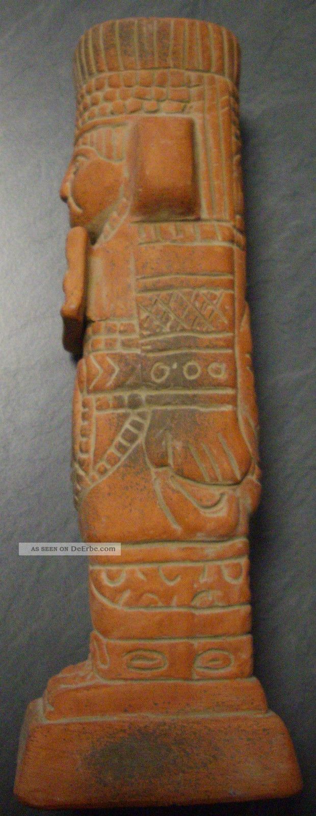 Mexiko Maya Große Ton Figur Statue 28cm Mexico Südamerika