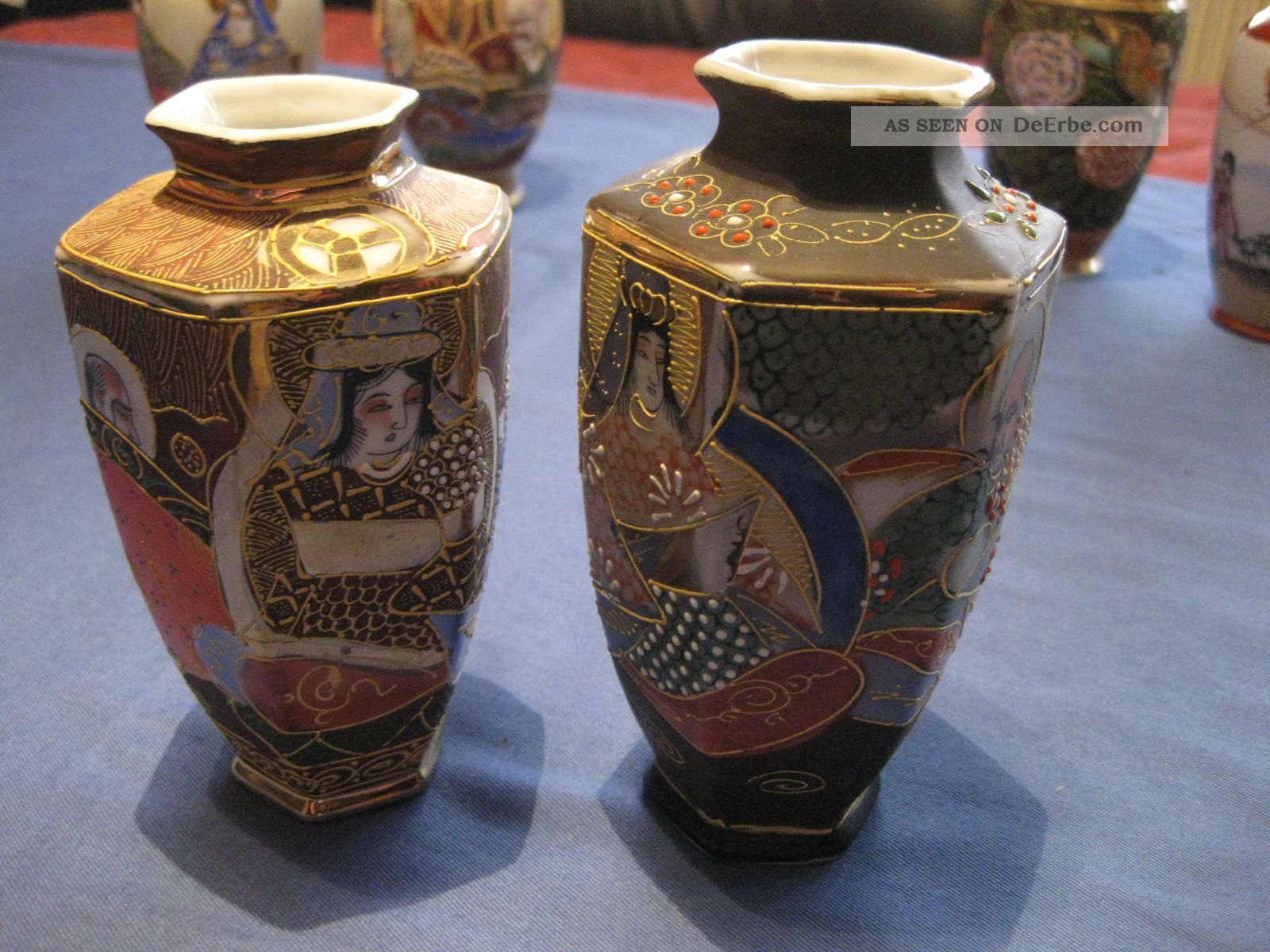 Selten Sammlung Konvolut 24 Vasen Satsuma, Japan Aus Nachlas Alt Signiert