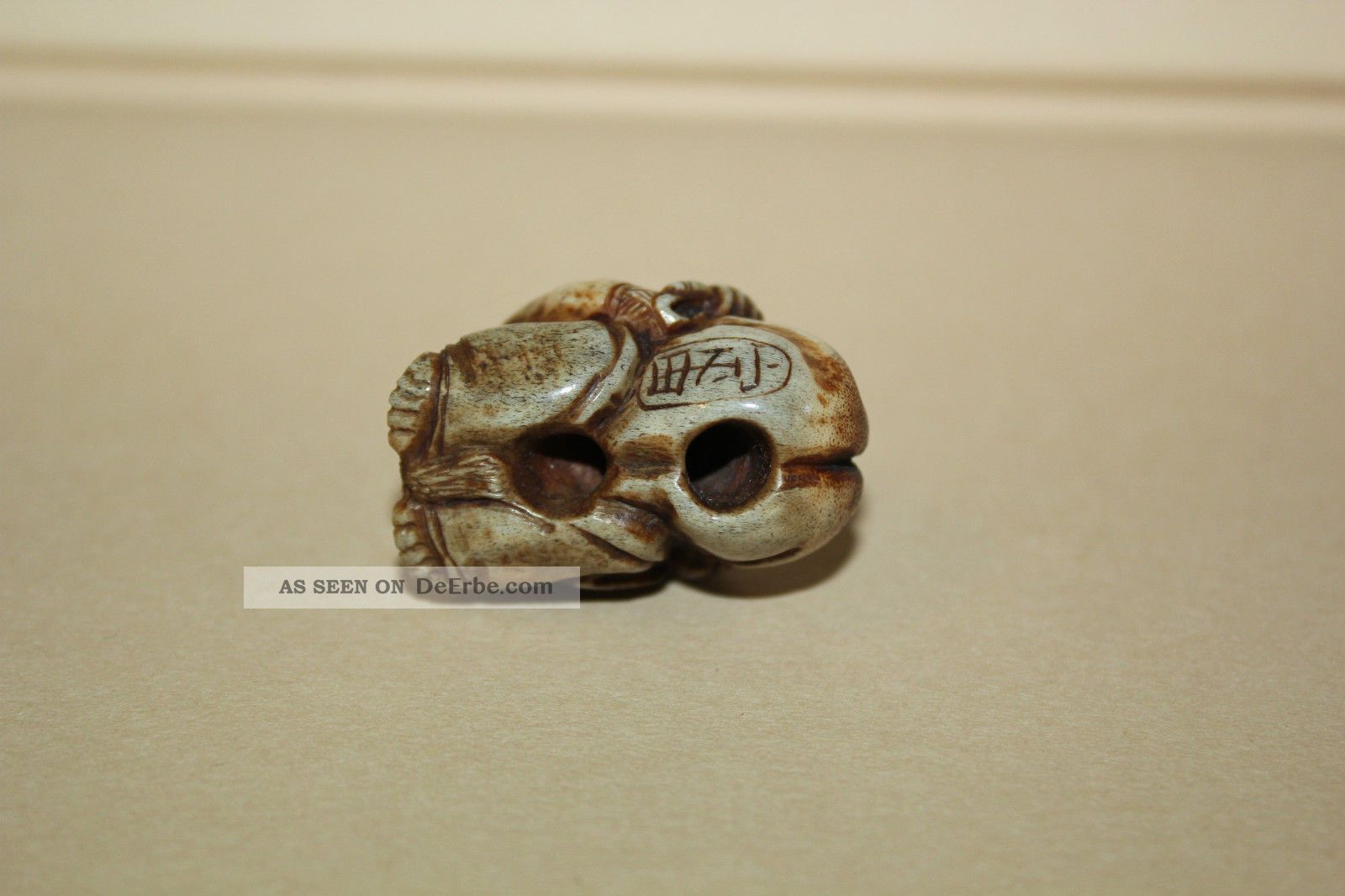 Netsuke Of Tanuki Meiji Period 1868 - 1912