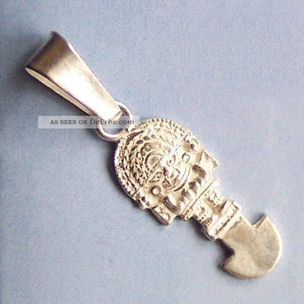 Inka - Shop Peru: Kleiner Tumi - Anhänger 20 Mm Aus Silber