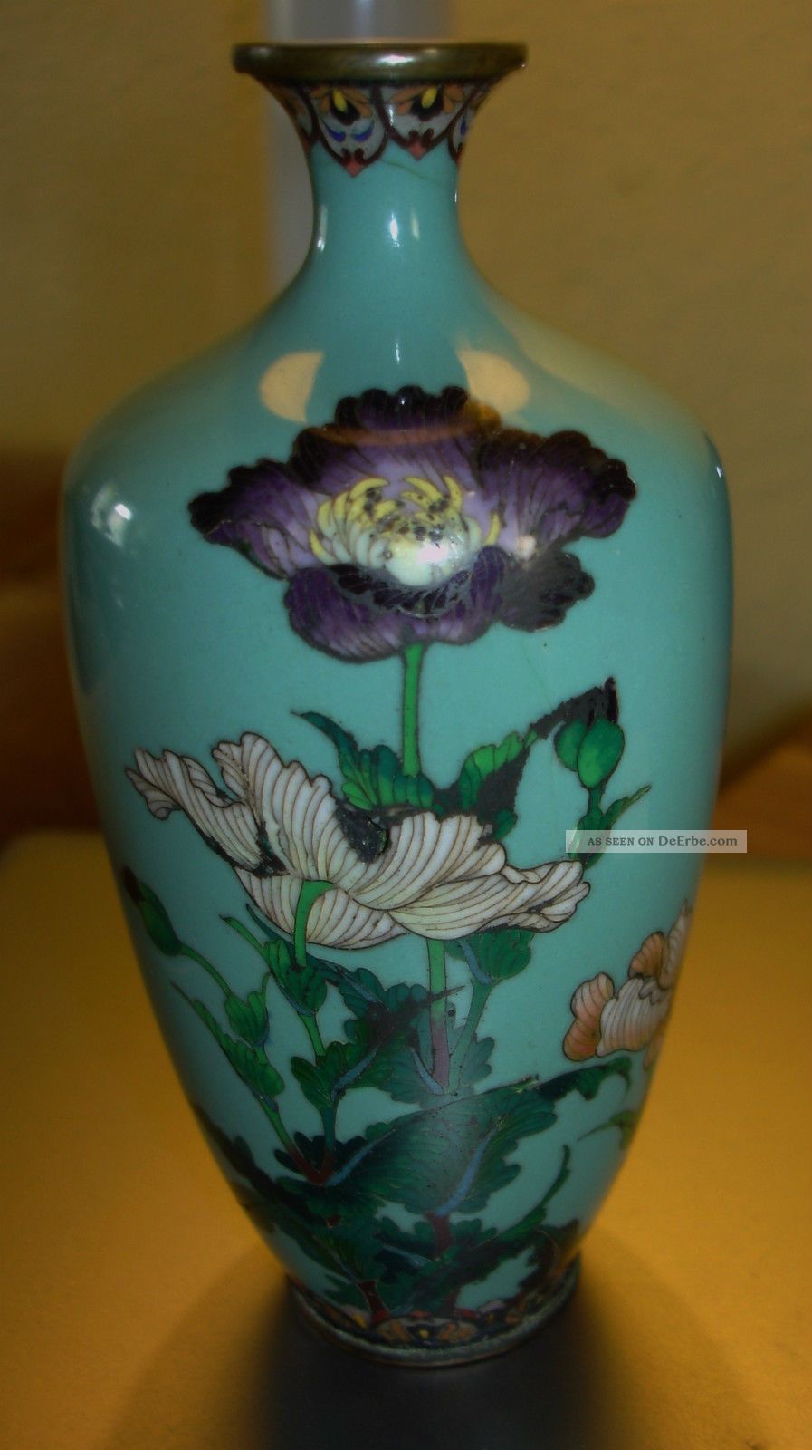 Antike Meji Periode Cloisonne Vase Sig. Ota Hyozo - - Japan Um 1900