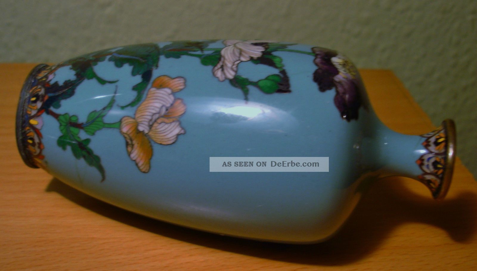 Antike Meji Periode Cloisonne Vase Sig. Ota Hyozo - - Japan Um 1900