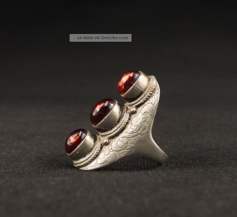 Schöne Noble Alte Flower Ringe, Silber Inlay Zirconium Silicate, China ...