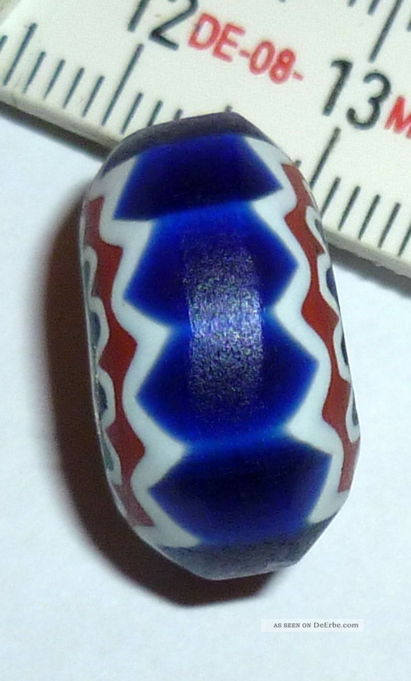 Sams - Beads® 1 Antik 6 Layer Chevron Spacer Moretti Trade Bead ...