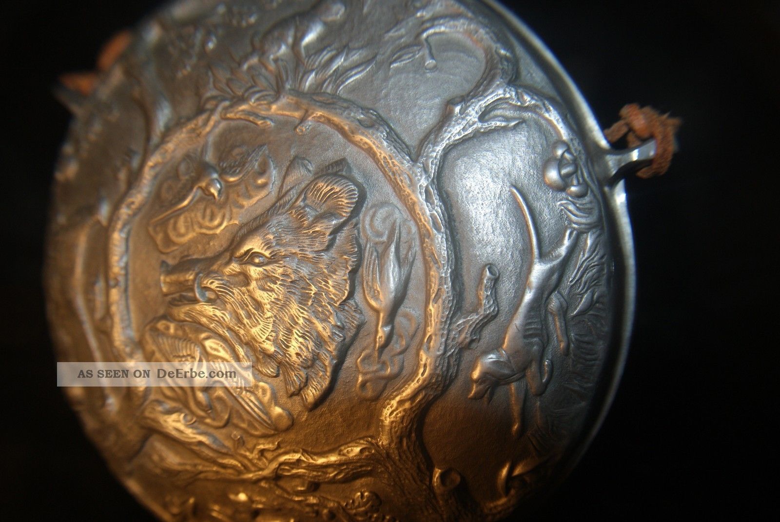 Zinn Flasche Jagdmotiv Les Étains Des Potstainiers Hutois/ Pewter ...