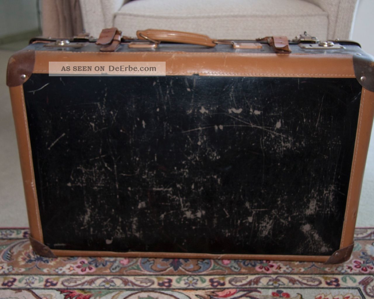 Alter Koffer Ca. 1930 Vintage Suitcase