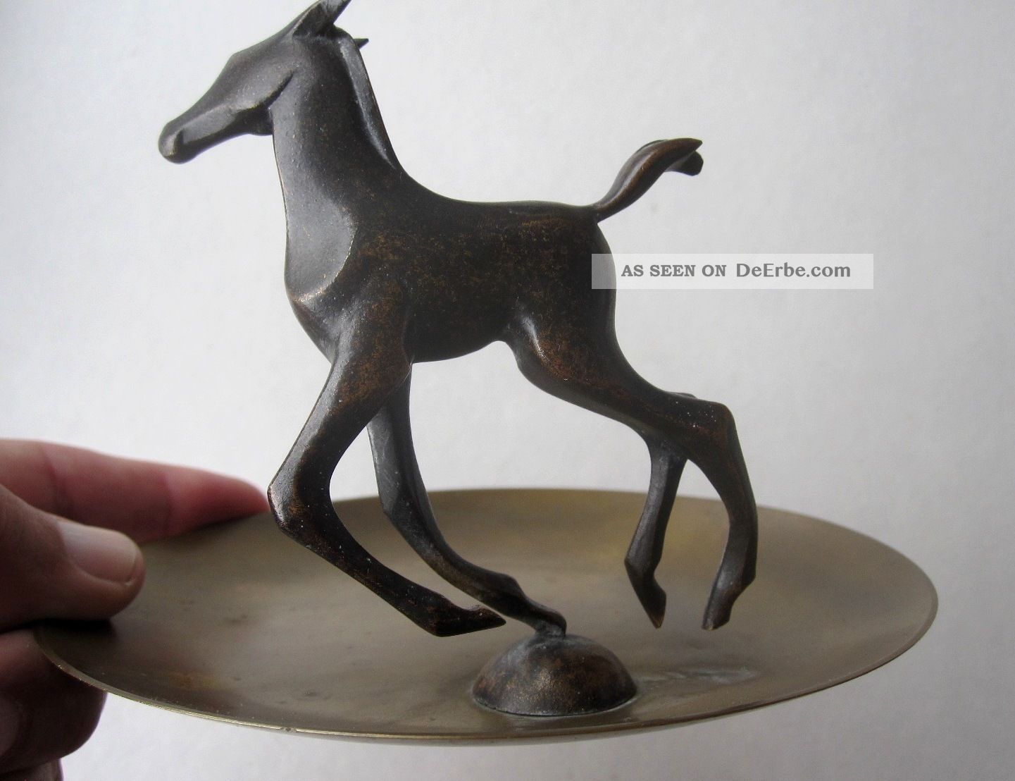 Baller / Bosse / Hagenauer: Bronze - Pferd Auf Flacher Schale Mit Whw ...