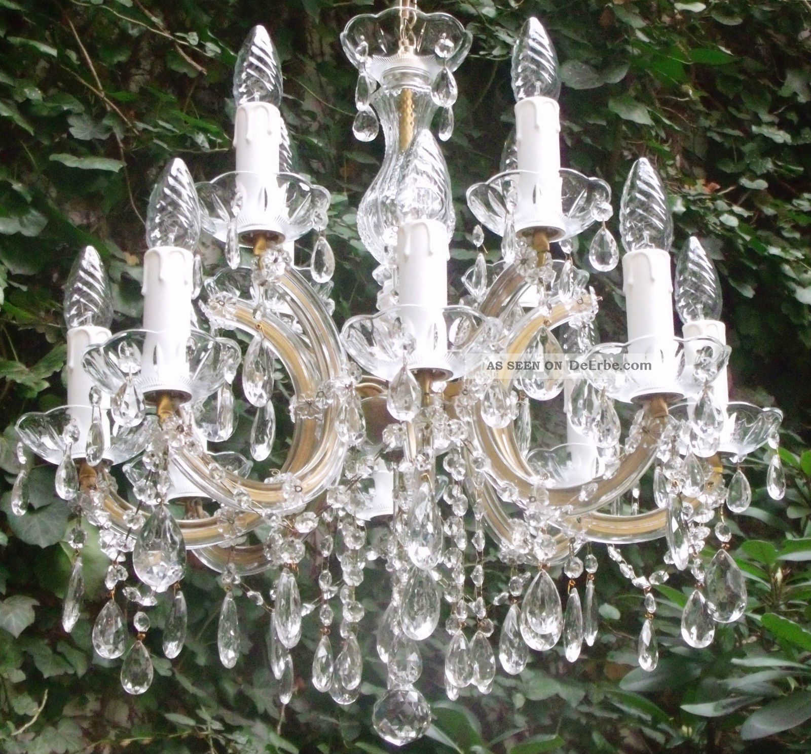 Kronleuchter 12 - Flammig Kristall Lüster Maria Theresia Lampe ...