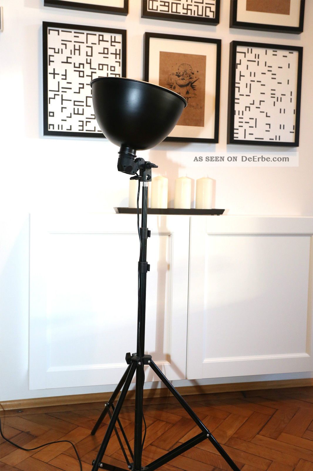 Bauhaus Tripod Steh Lampe Dreibein Stativ Art Deco Loft Vintage Studio ...