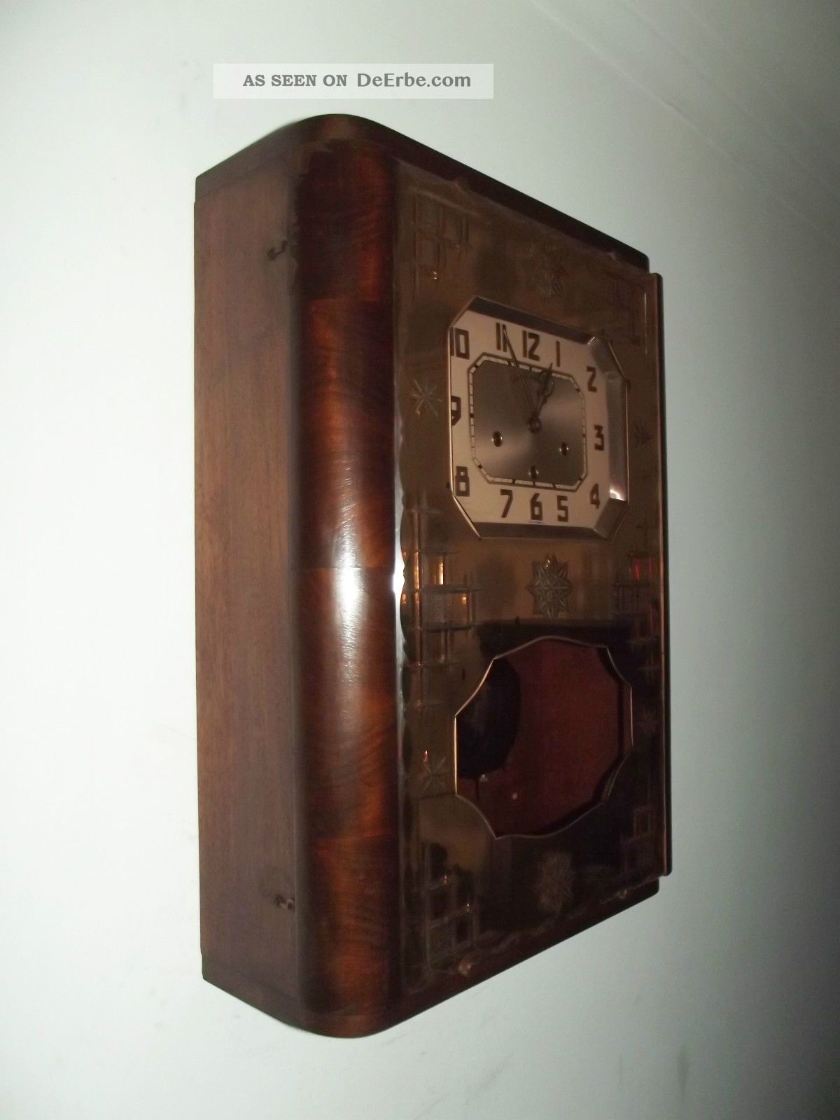 Odo 24, Wanduhr, Pendeluhr, Regulator, Westminster Mit Spiegeltür