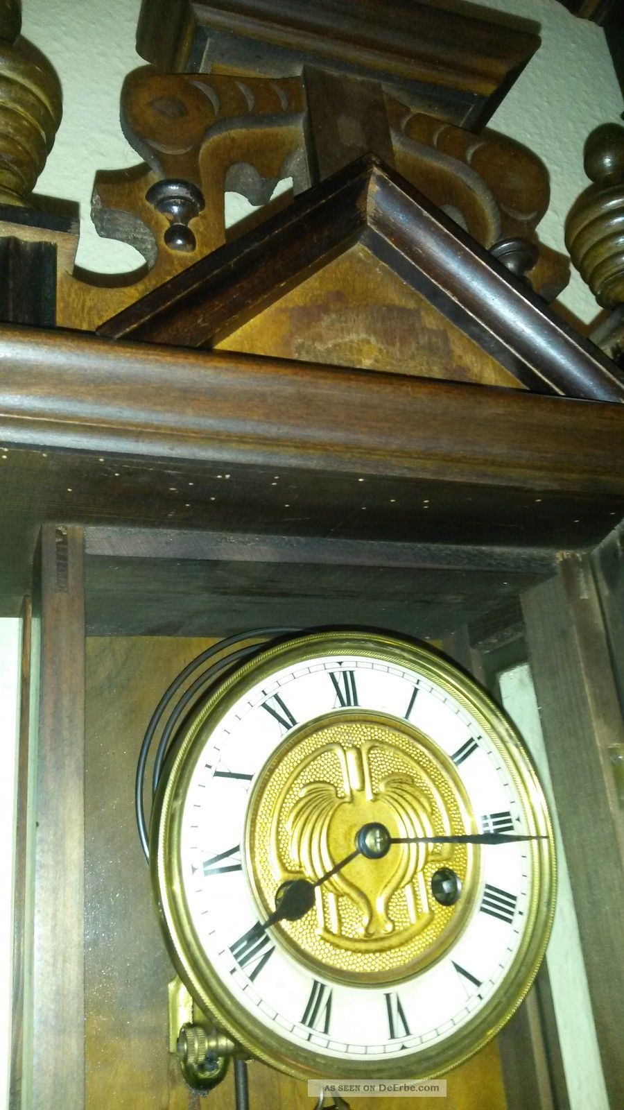 Edler Antiker Regulator Junghans Läuft Top Antike Wanduhr Uhr ...