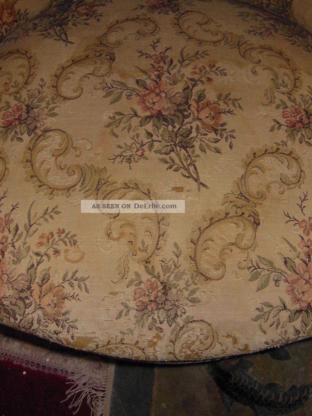 Sessel Mit Armlehne 2x Gobelin Stilmöbel Chippendale