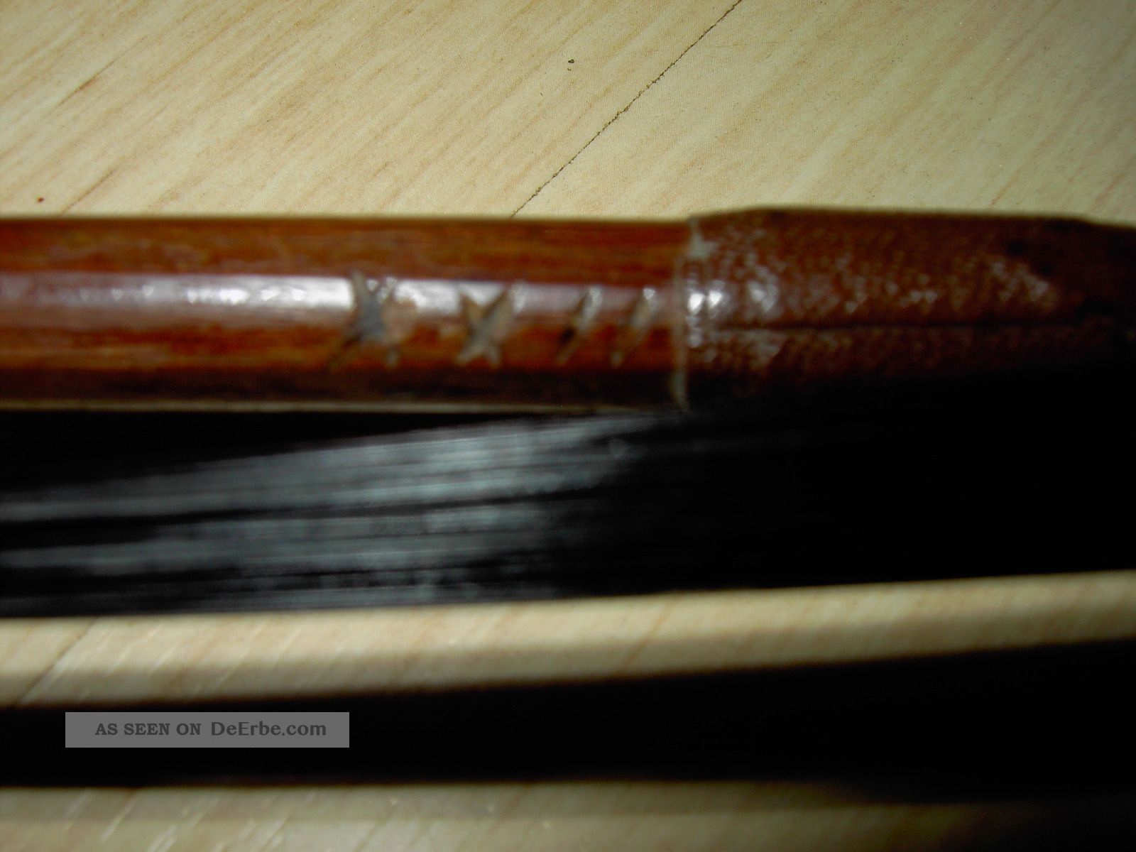 2 GeigenbÖgen, Antik, 4/4, Violine - Geige - Bogen, Weiß, Schwarz ...