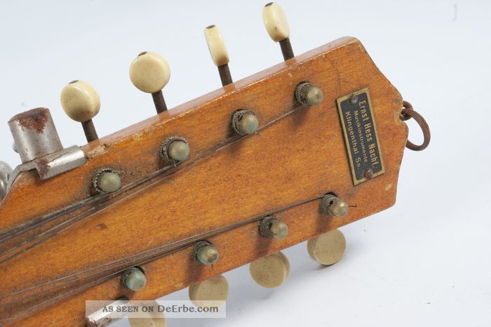 Antike Marcelli Mandoline 8 Saiten Aus Holz Waldzither Laute