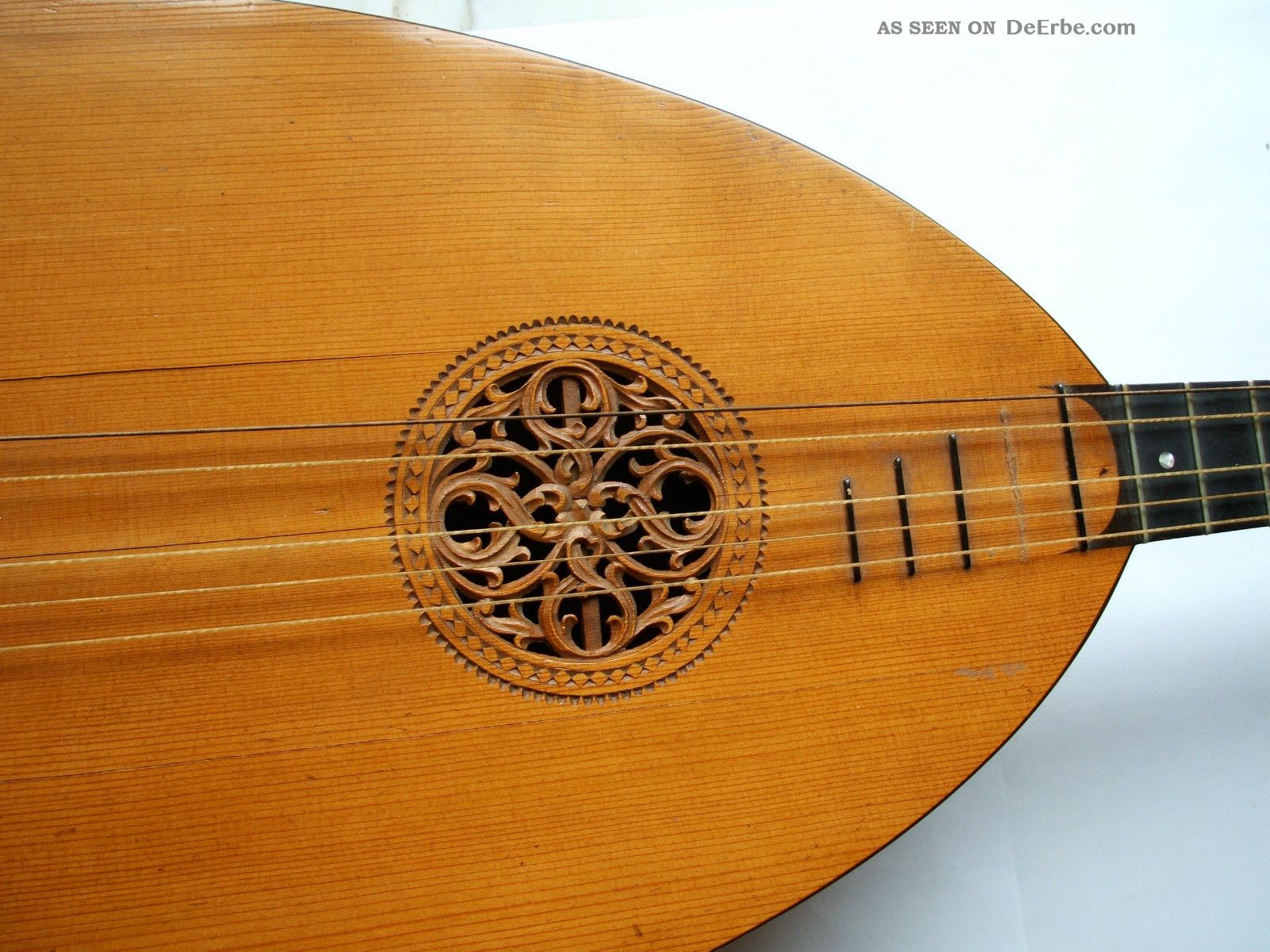 Antike Laute - Antique Lute Luth - Renaissance Barock Style - Hans Wach ...
