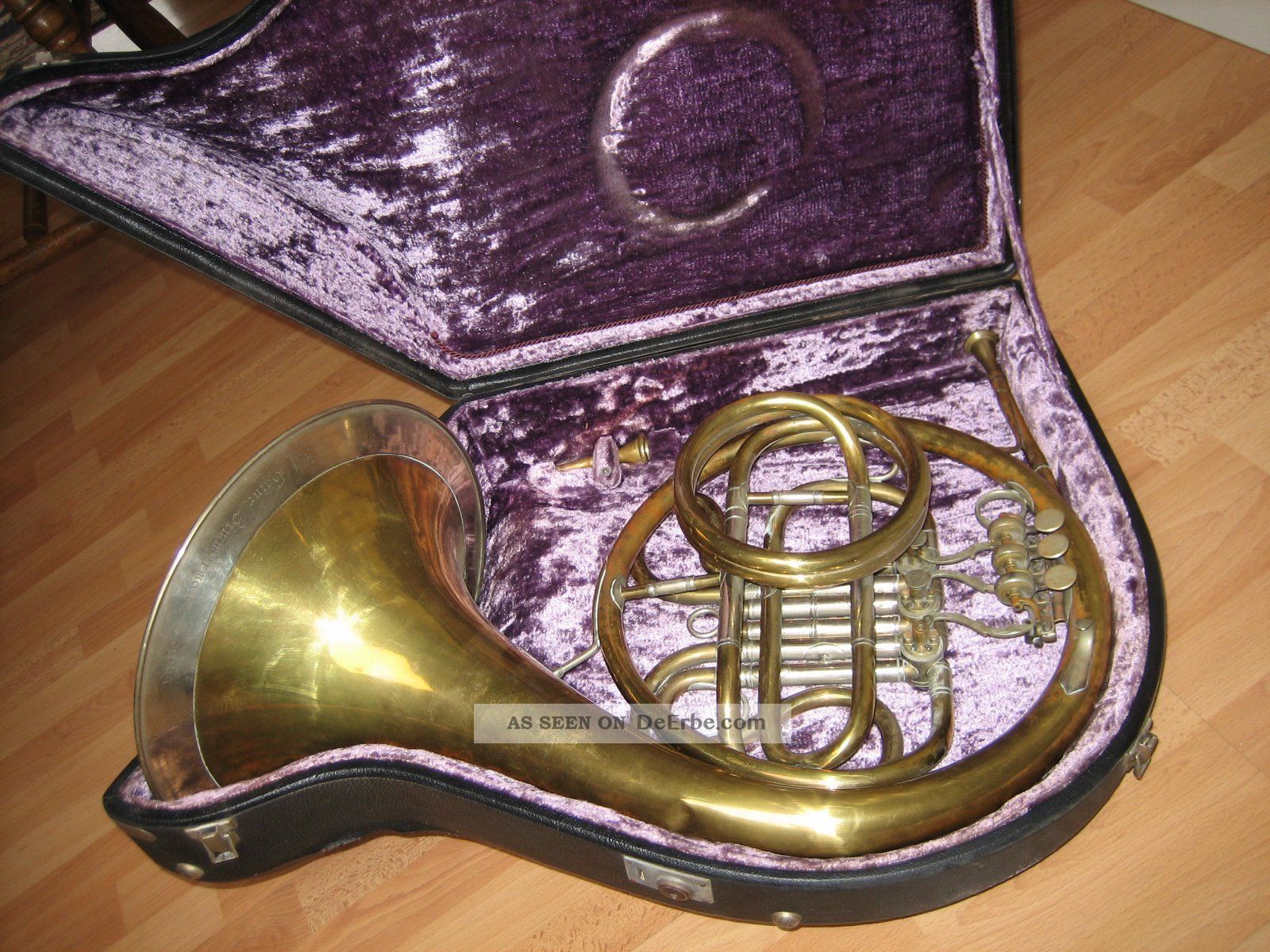 Horn Von Jul. Heinr. Zimmermann Leipzig Mit Koffer
