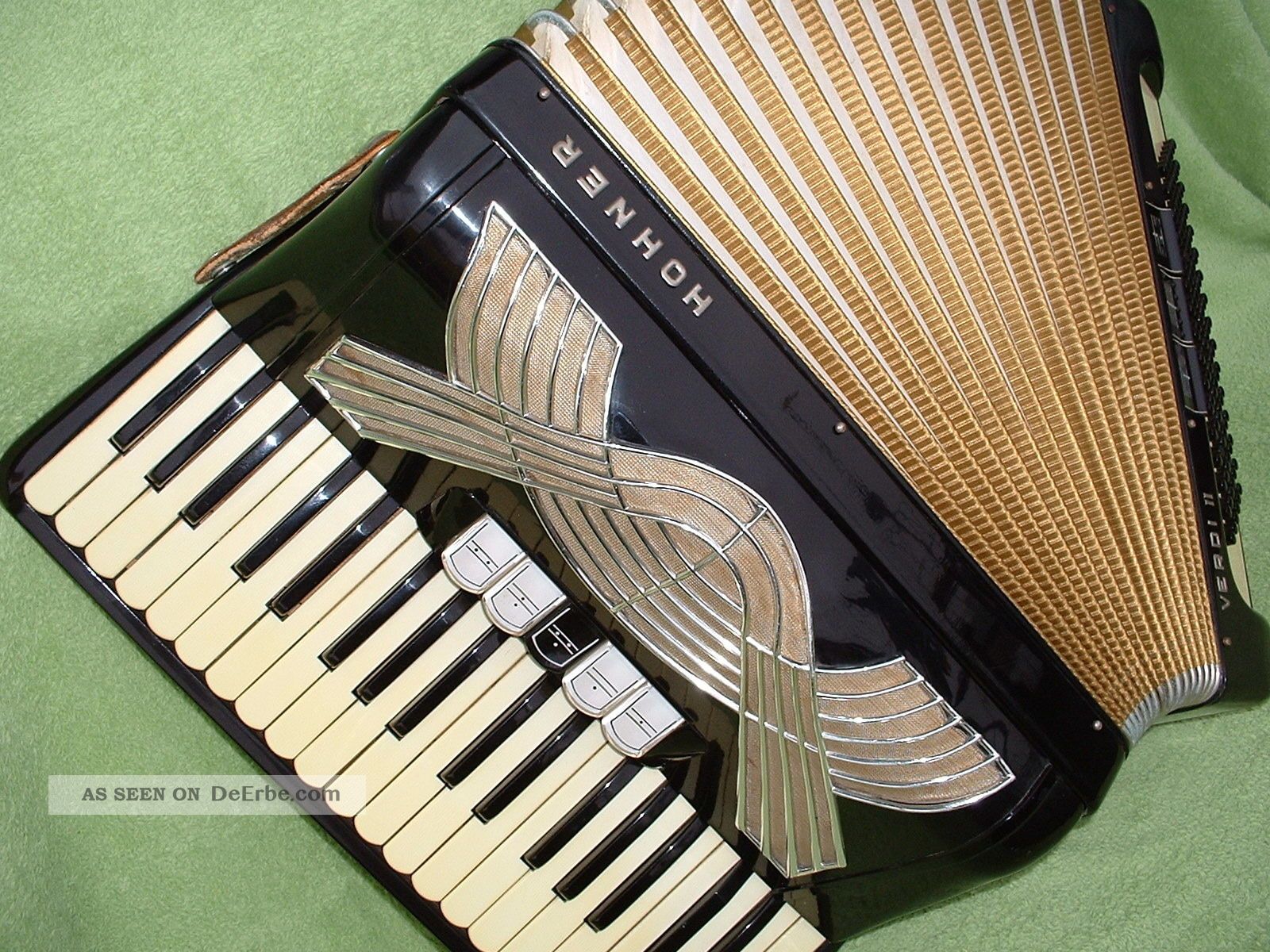 Hohner Verdi Ii Piano Akkordeon Vintage Accordion 96 Bass Аккордеон ...