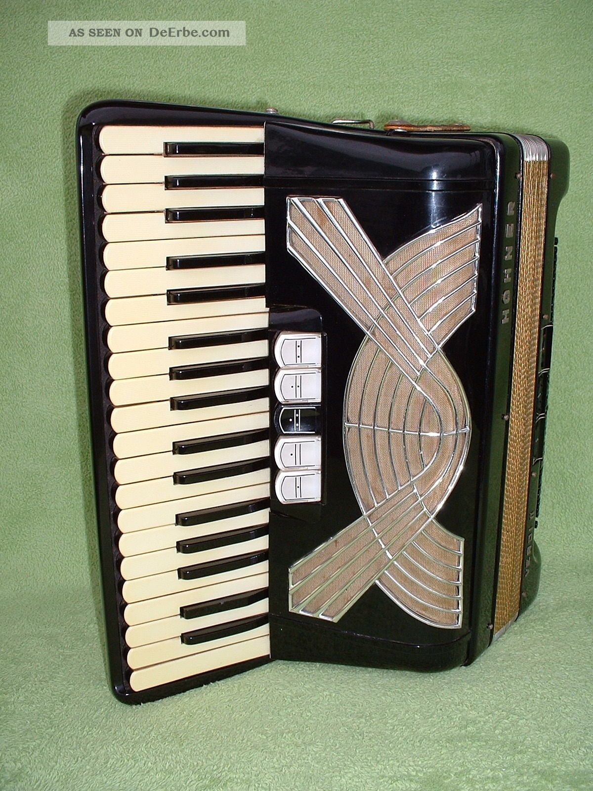 Hohner Verdi Ii Piano Akkordeon Vintage Accordion 96 Bass Аккордеон ...