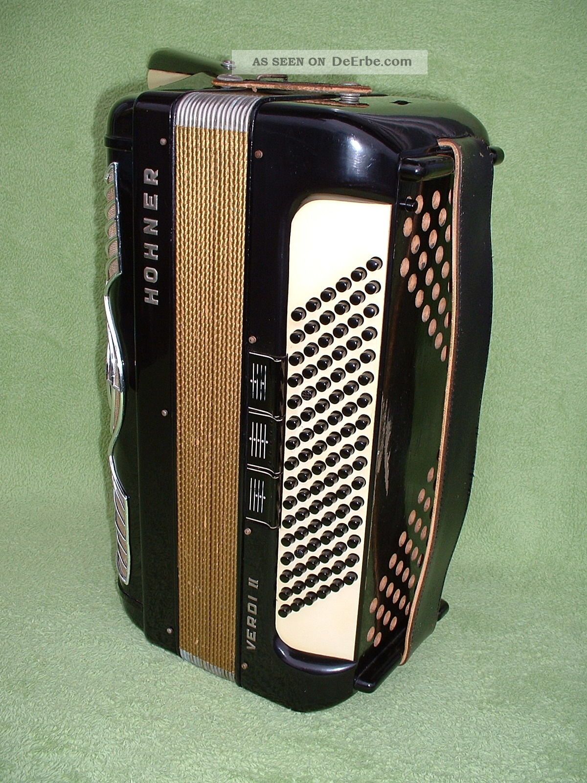 Hohner Verdi Ii Piano Akkordeon Vintage Accordion 96 Bass Аккордеон ...