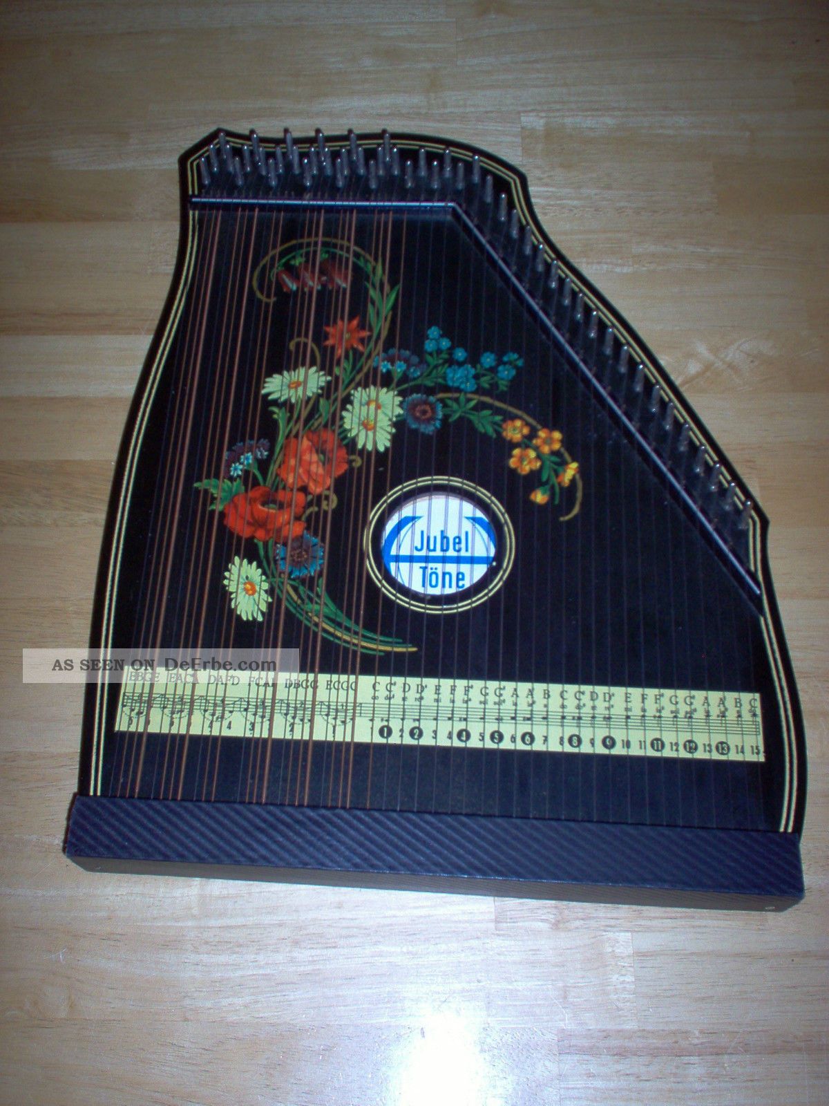 Zither Jubeltöne - 70er Jahre - Made In Gdr - Hopf Klingenthal - 6 Akkorde