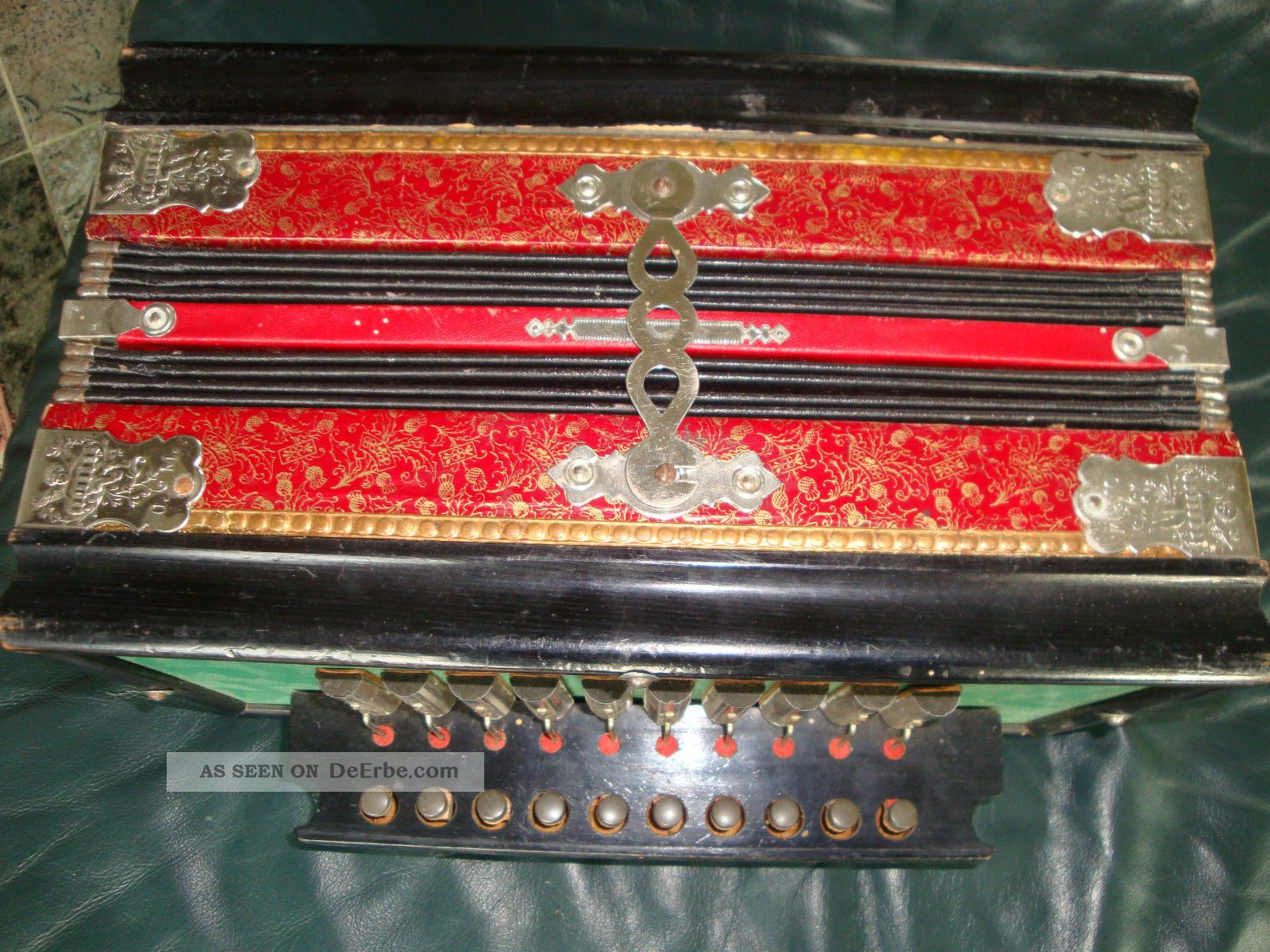 Altes Ziehharmonika über 100 Jahre " Albert Vogt " Frankfurt/m ...