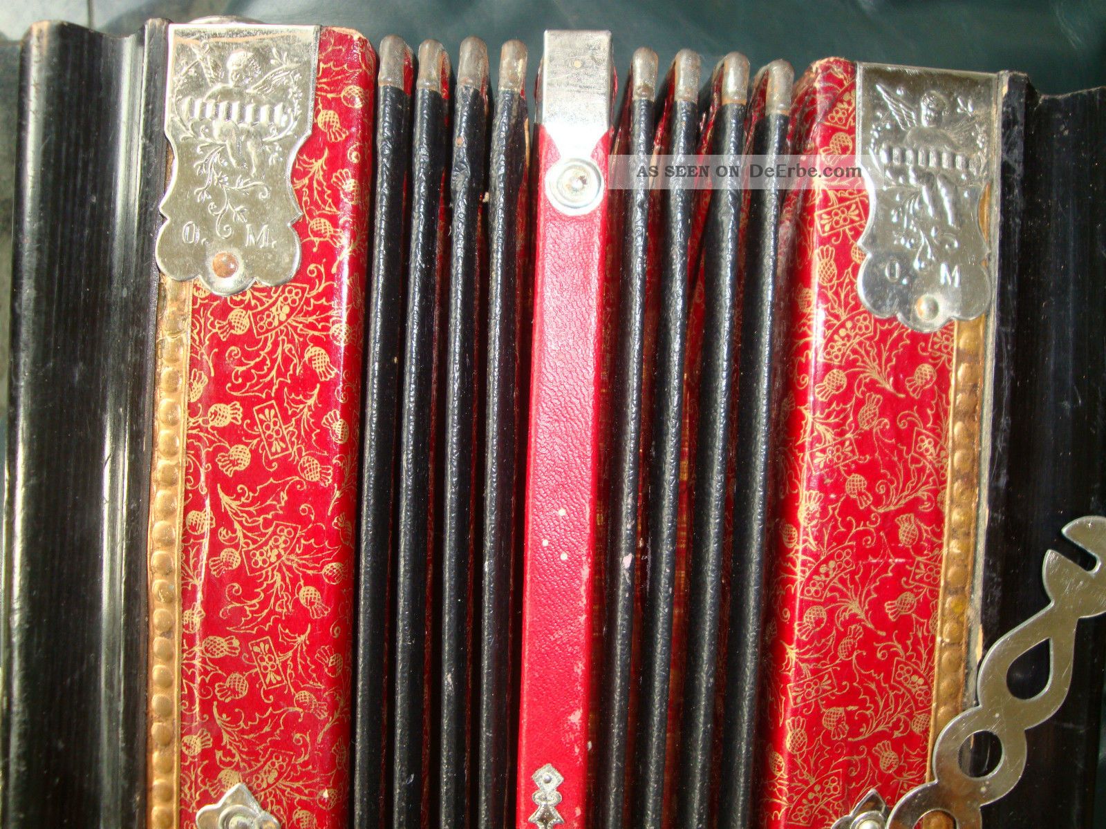 Altes Ziehharmonika über 100 Jahre " Albert Vogt " Frankfurt/m ...