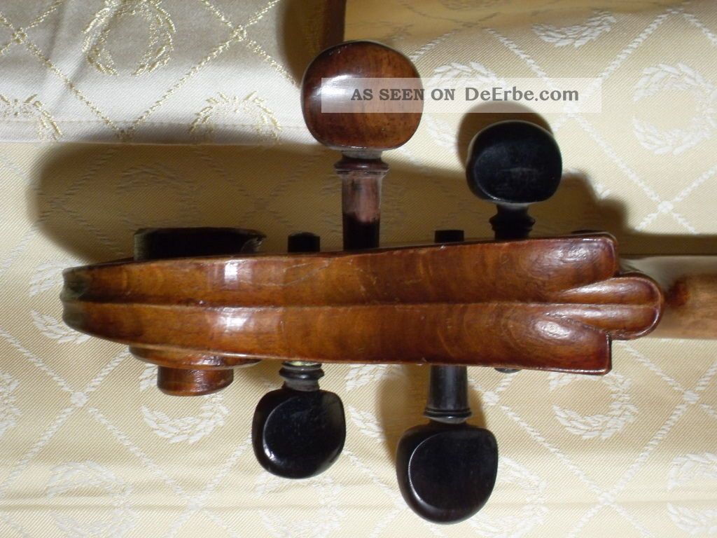 Ca. 200 Jahre Altes Cello Very Old Cello Violoncello Stark Geflammt
