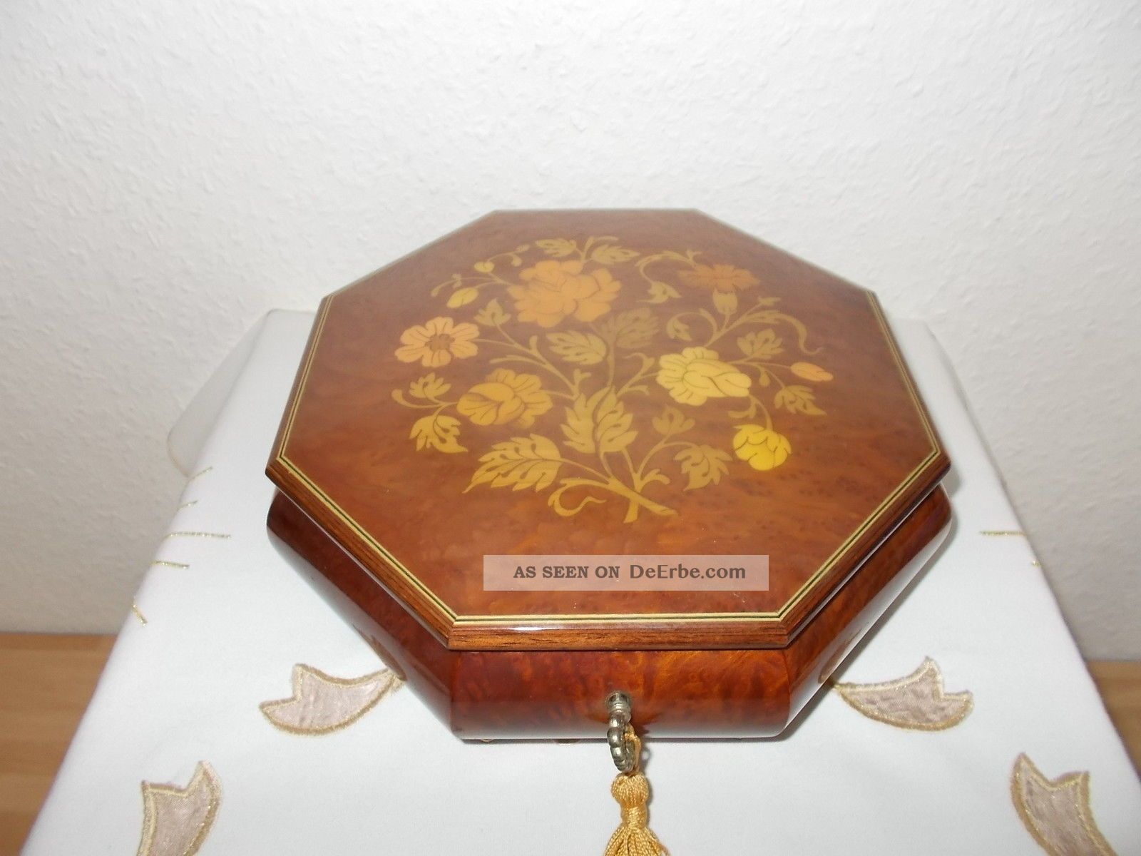 Schmuckkastchen Mit Spieluhr Holz