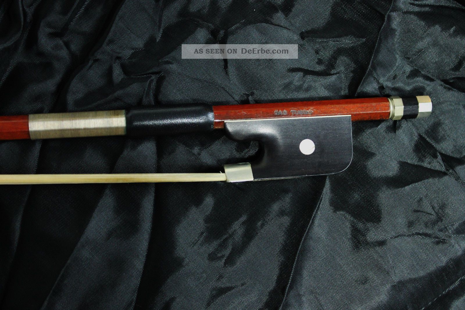 Sehr Feiner Alter Cello - Bogen Fernambuk M. Brandst. Old Bow Nur 5 Tage