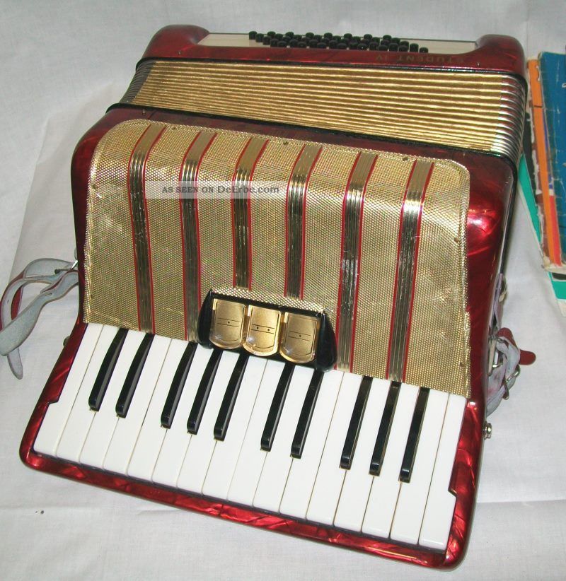 Hohner Student Iv Akkordeon, Ziehharmonika 40 Bässe, Mit Zubehör,