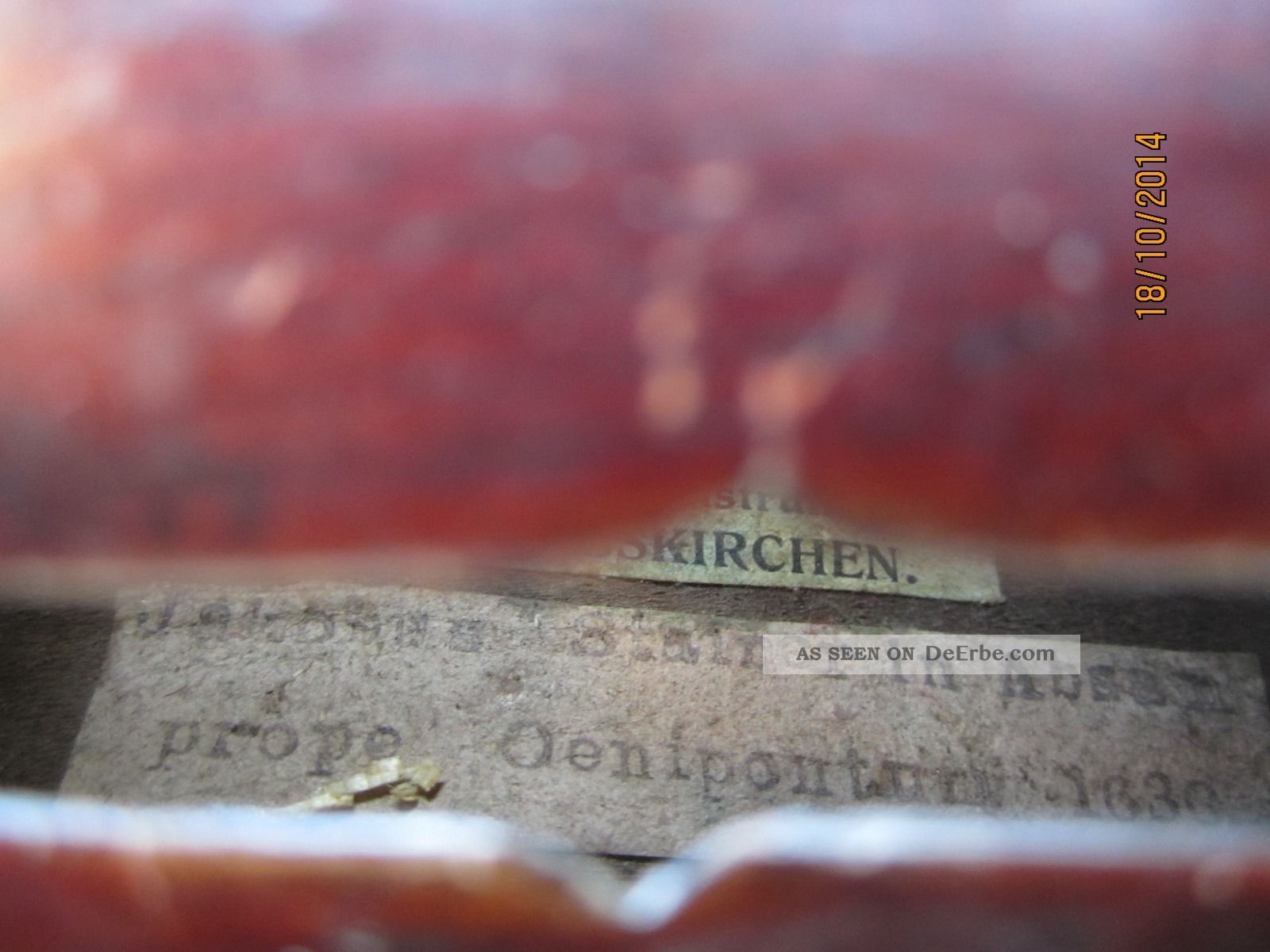 Streichinstrument Alte Geige 4/4 Jacobus Stainer 1630