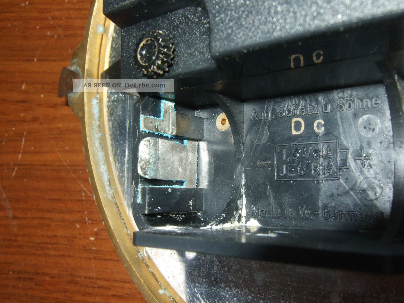 Alte Kultige Messinguhr, Tidenuhr, Schiffsuhr, Firma Schatz, Messing, Quarz