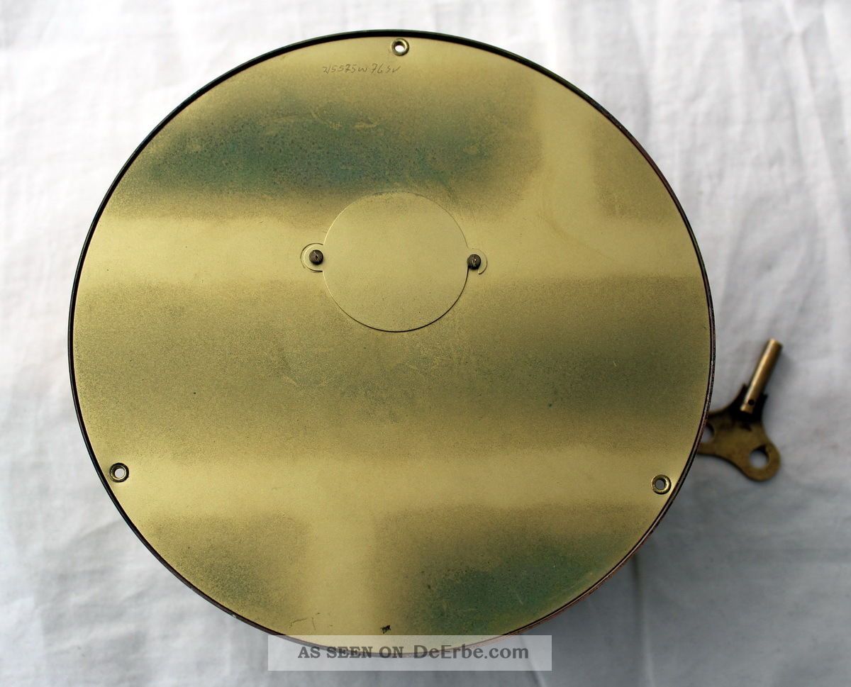 Vintage Stockburger Royal Navy Brass Maritime Nautical Ship Bell Clock ...