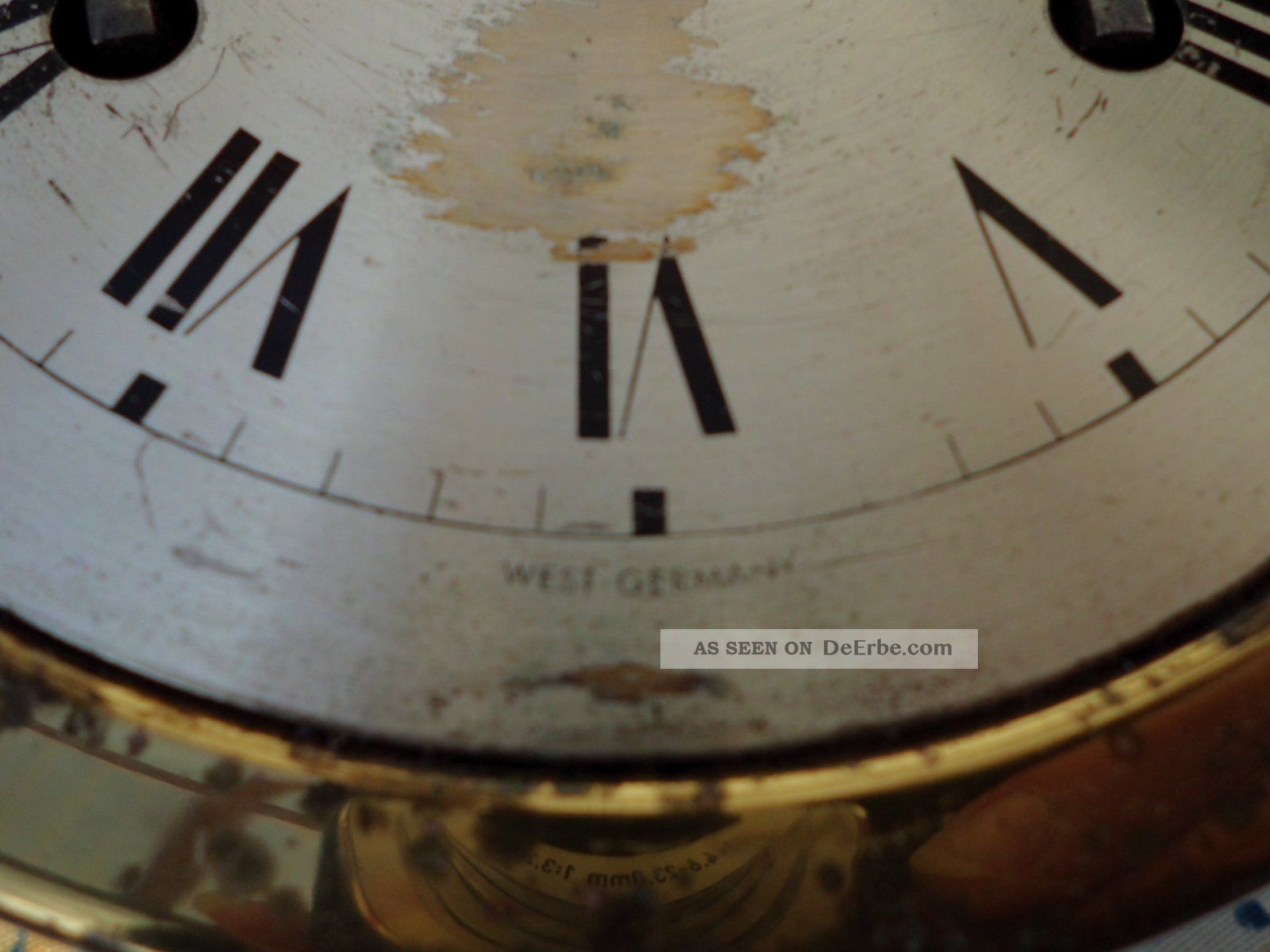 Wempe Glasenuhr Schiffsuhr Und Barometer Mechanisch Alte Uhr Messing