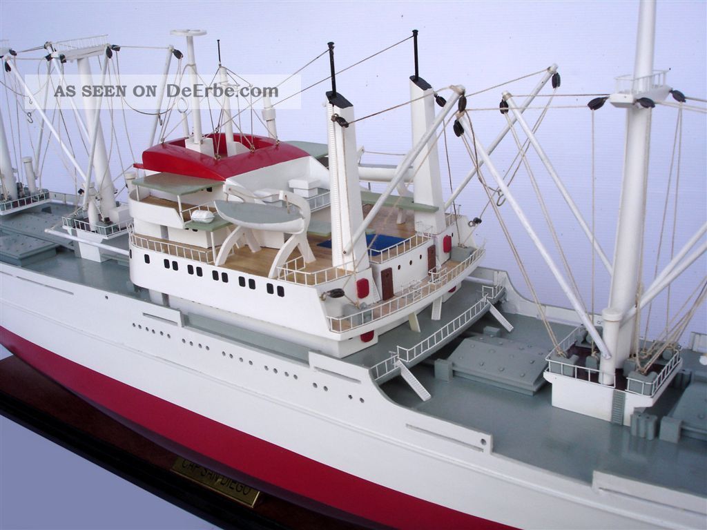 Schiffsmodell Cap San Diego 1:150, 106 Cm Handgefertigt Holz, Modellschiff
