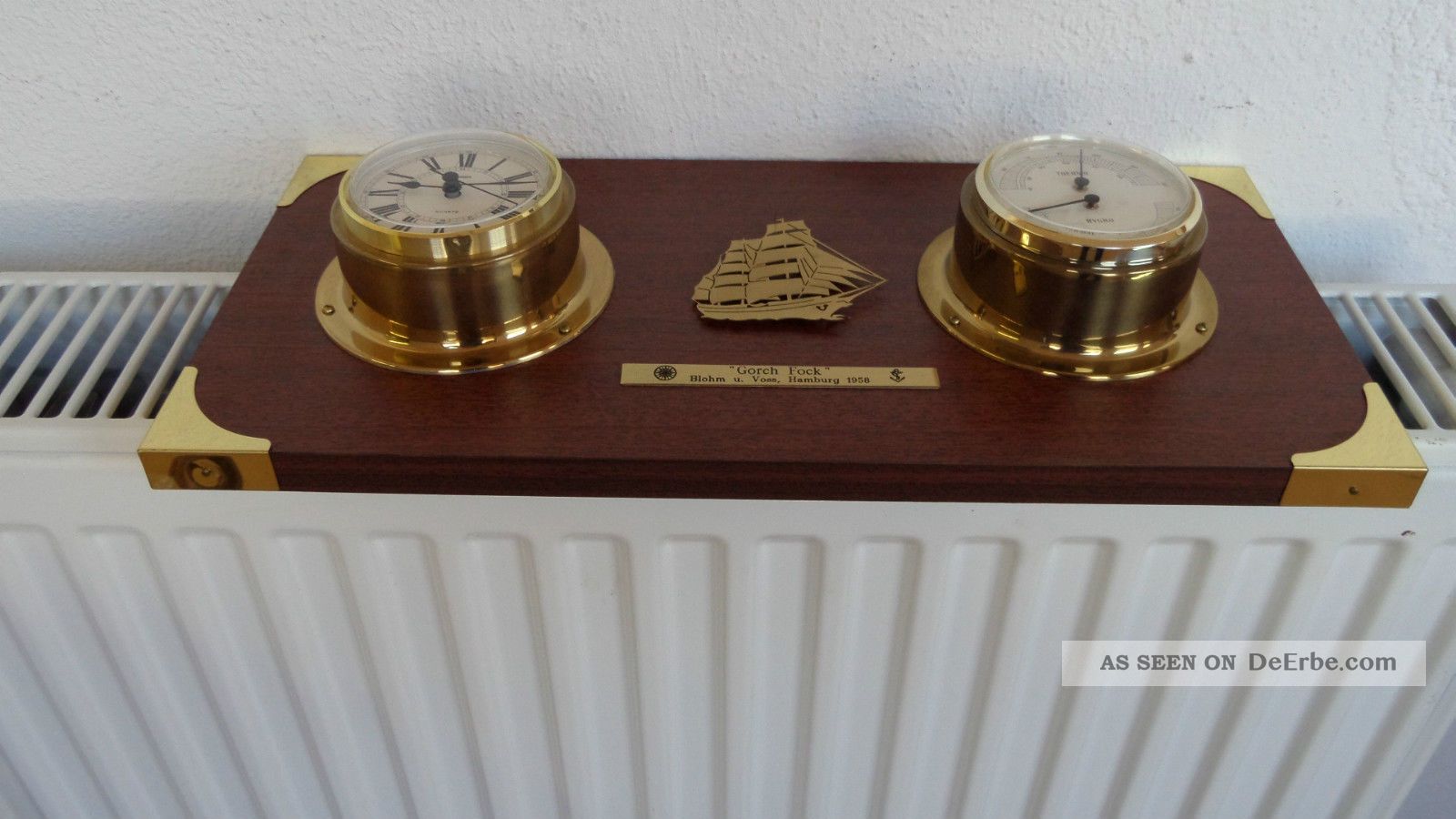 Alte Schiffsuhr - Staiger - Gorch Fock - Barometer - Thermometer ...