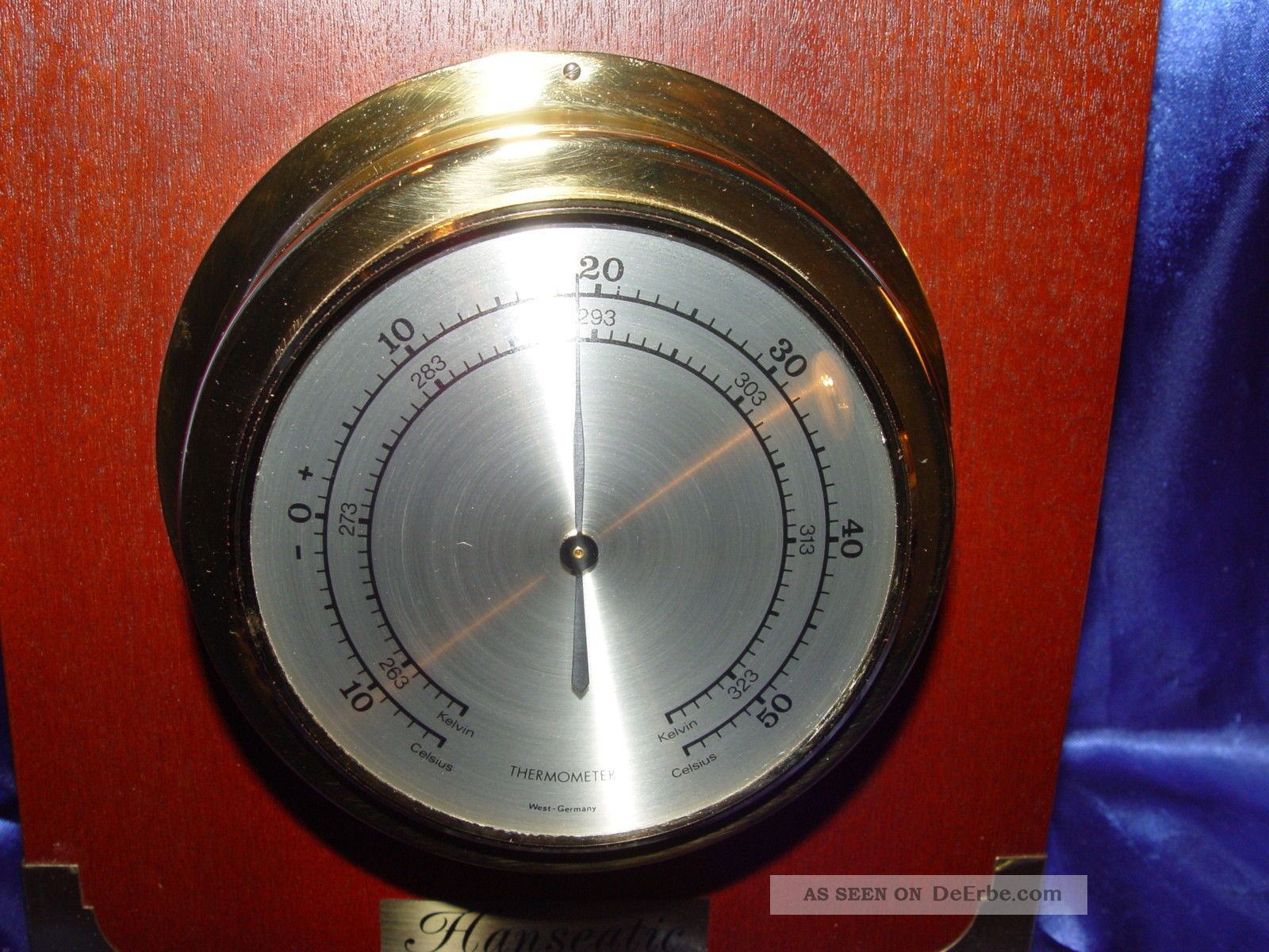 Maritine Wetterstation Präcisions Barometer Thermometer " Hanseatic ...