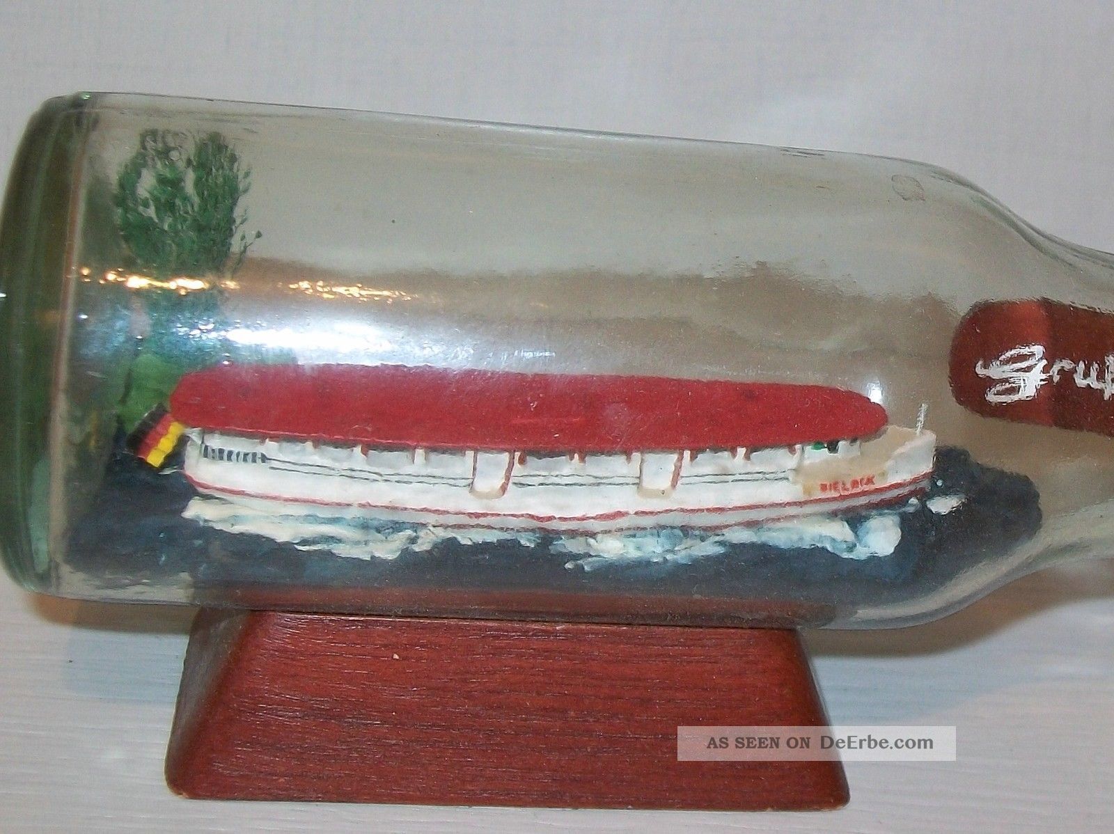 Buddelschiff Capt W. Cork. Bottle Ship Hamburg Atg Schiff ...