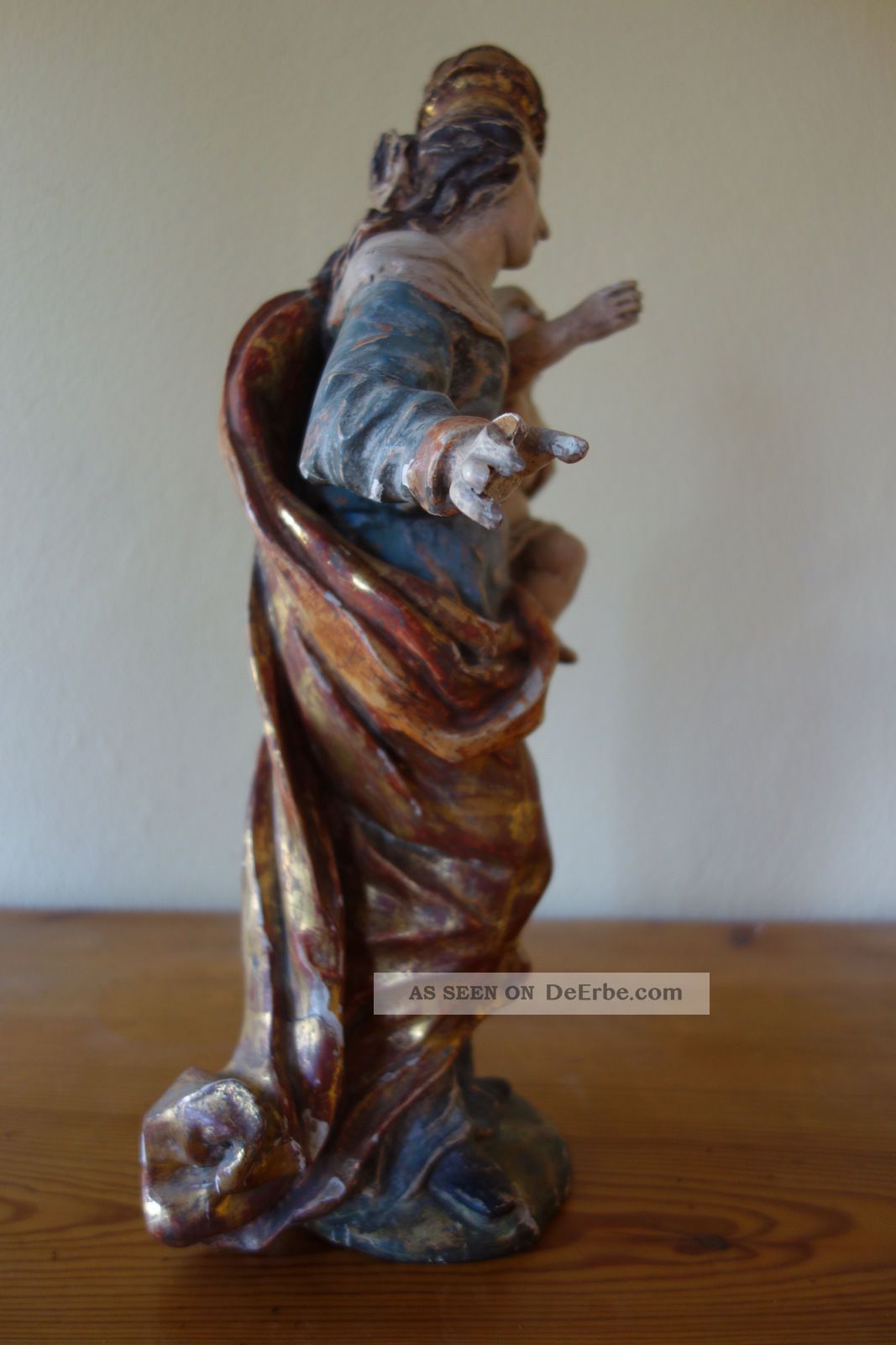 Mutter Gottes Mit Kind Barock Süddeutsch 18. J. H. Madonna